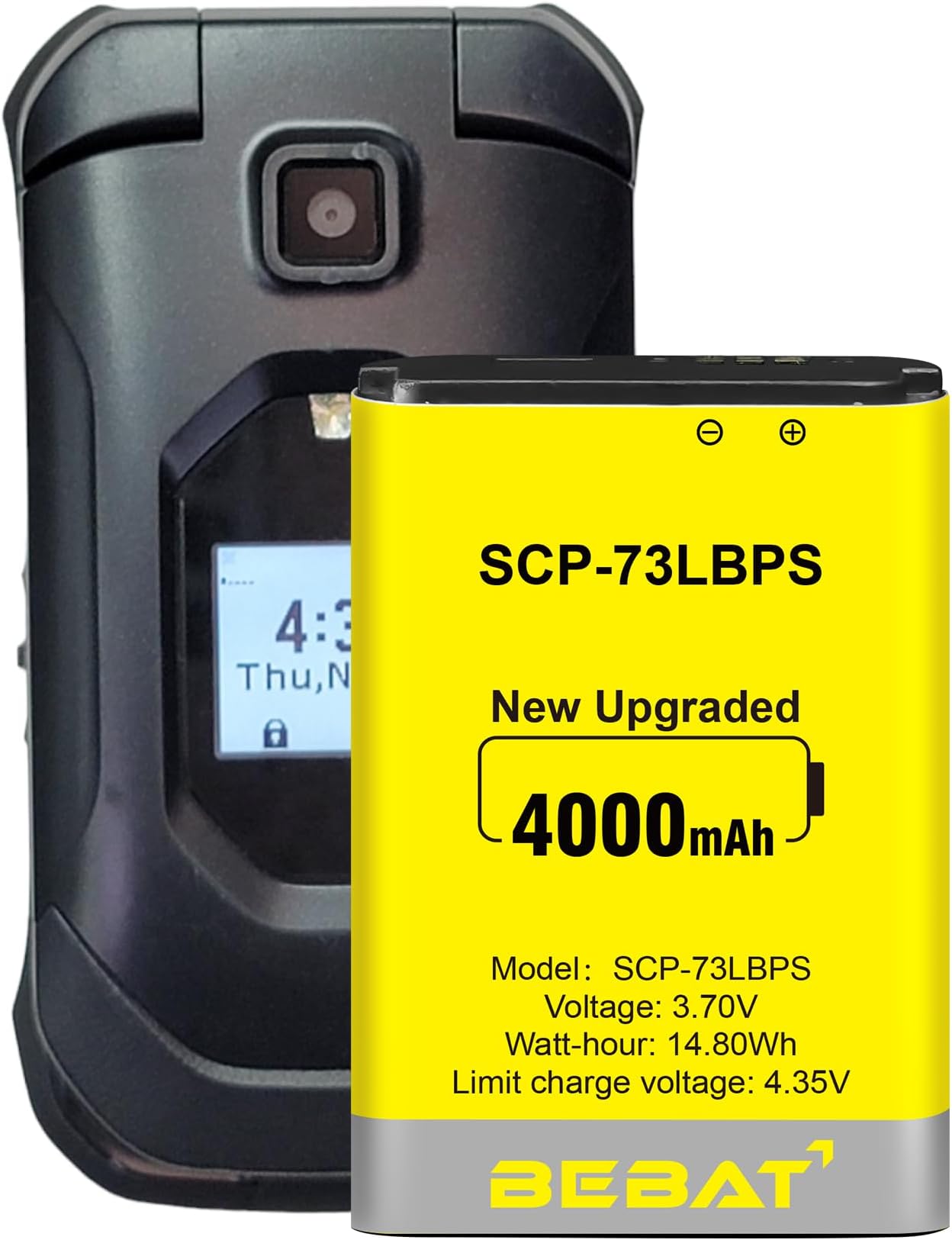 Amazon.com: LCLEBM [4000mAh] SCP-73LBPS Battery, New Upgrade High ...