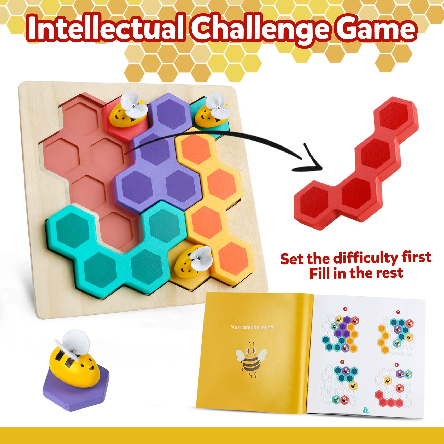 Snapklik.com : Brain Teasers Logic Game Learning Toys Matching Puzzle ...