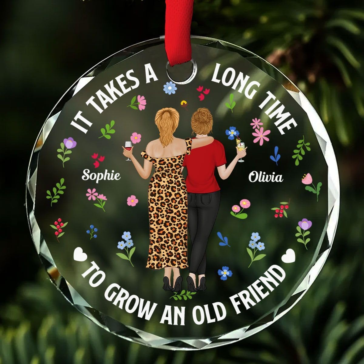 Amazon.com: It's Takes A Long Time to Grow Friendship Christmas ...