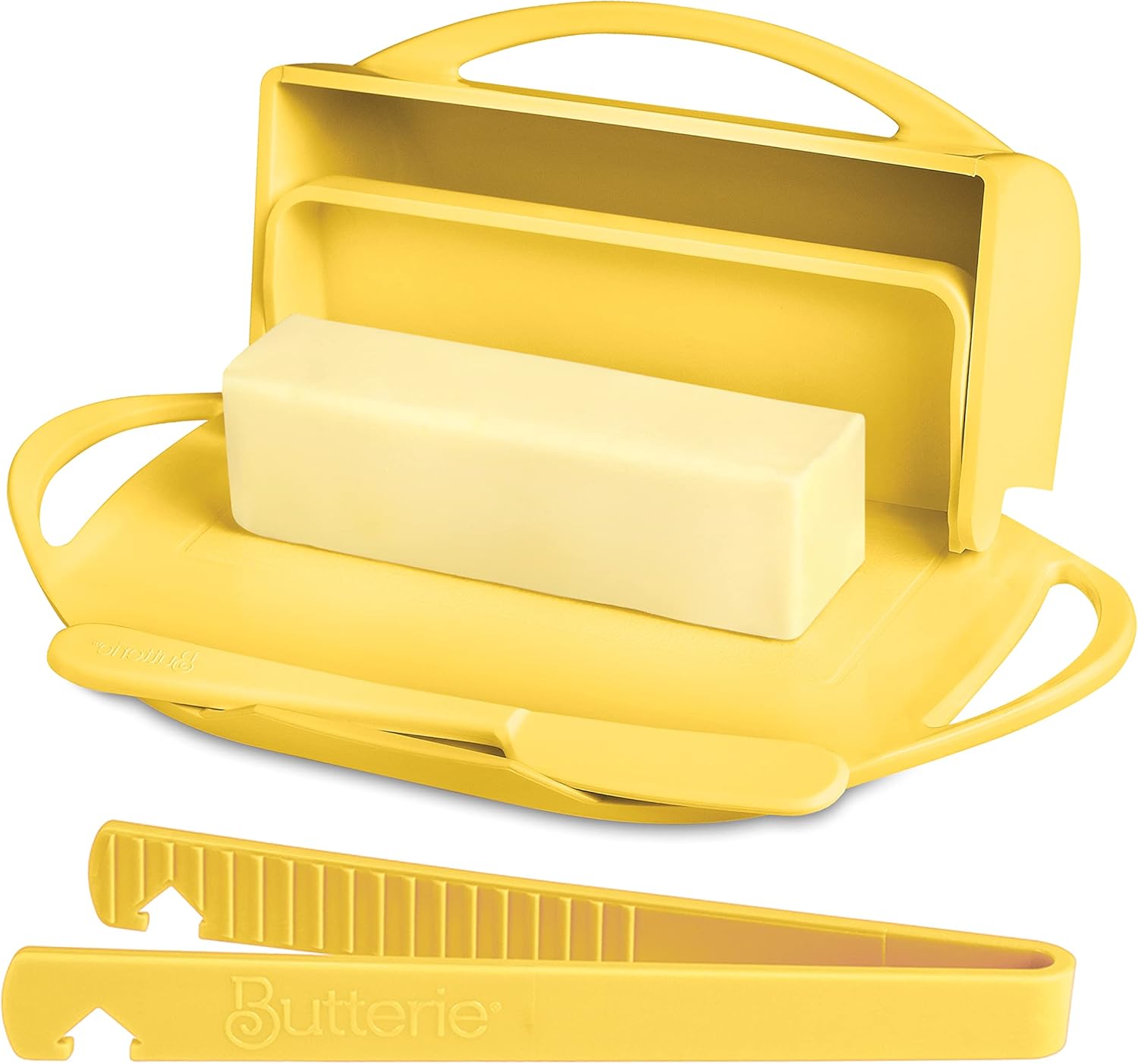 Amazon.com | Butterie Flip-Top Butter Dish with Lid & Matching Knife ...