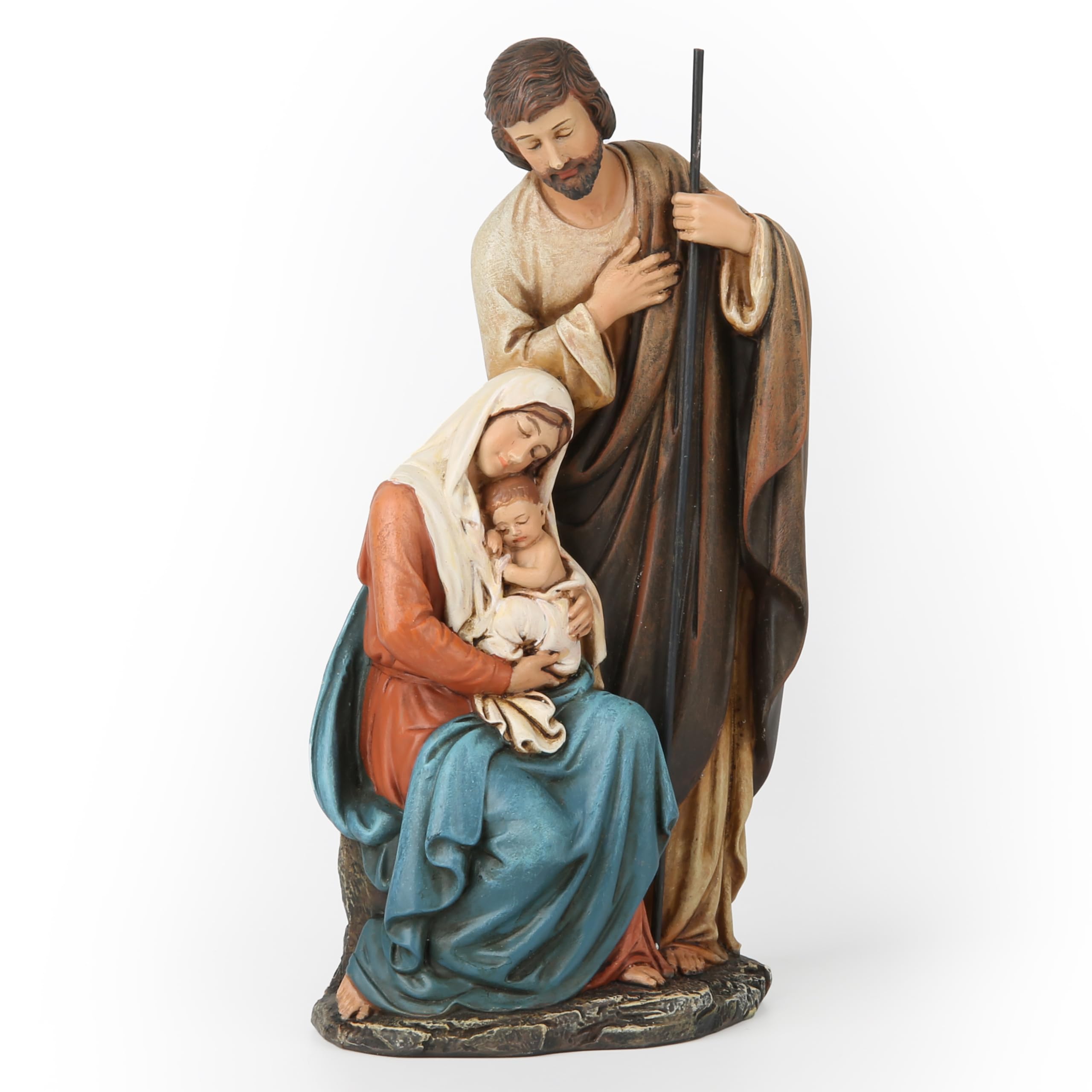 Amazon.com: BC Catholic Holy Family Statue, Nativity Scene Indoor ...