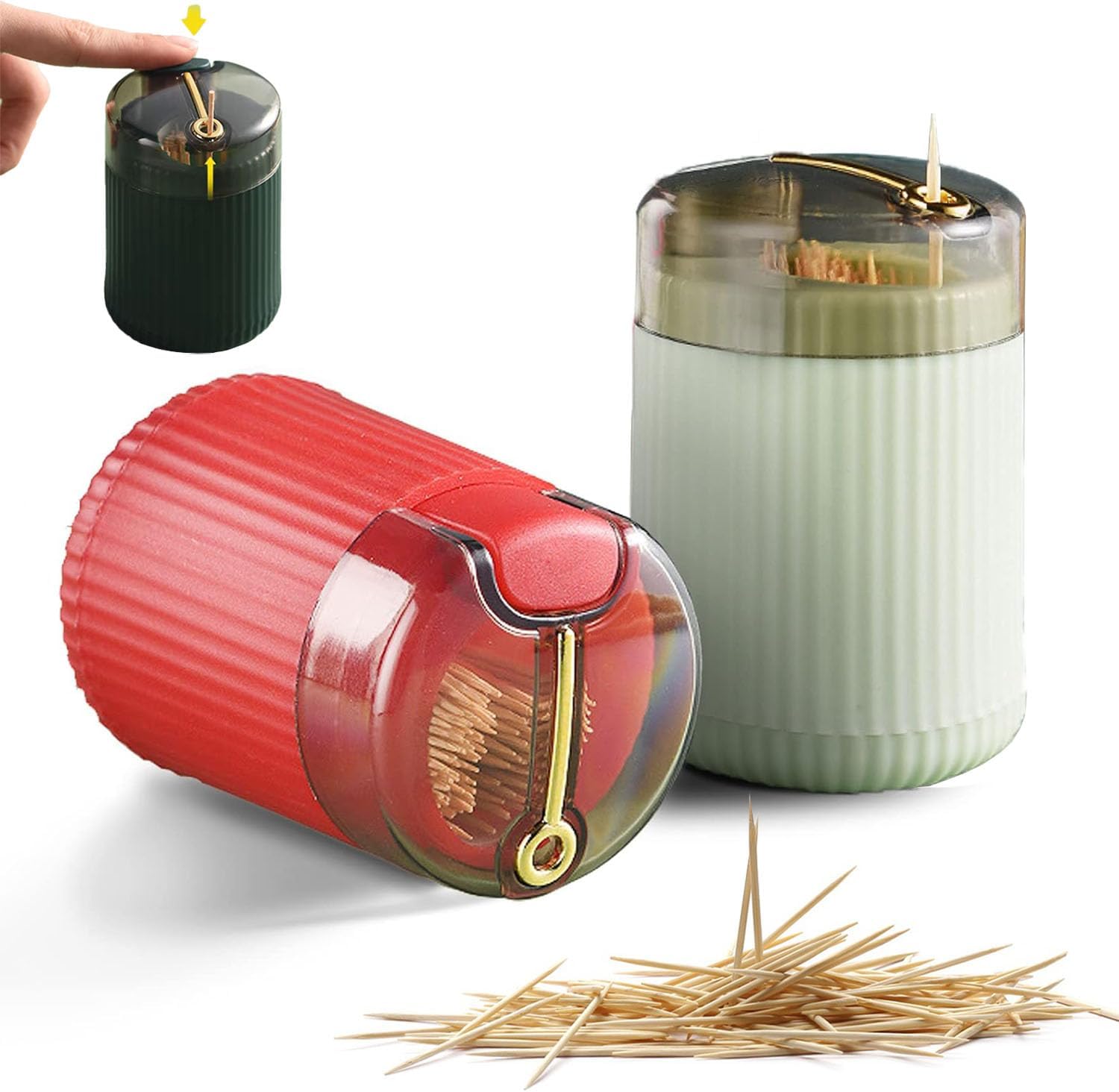 Amazon.com: GLOCALL Automatic Toothpick Dispenser, Automatic Toothpick ...