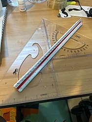 Amazon.com : Mr. Pen Architectural Triangular Ruler Set with 12 Inch ...