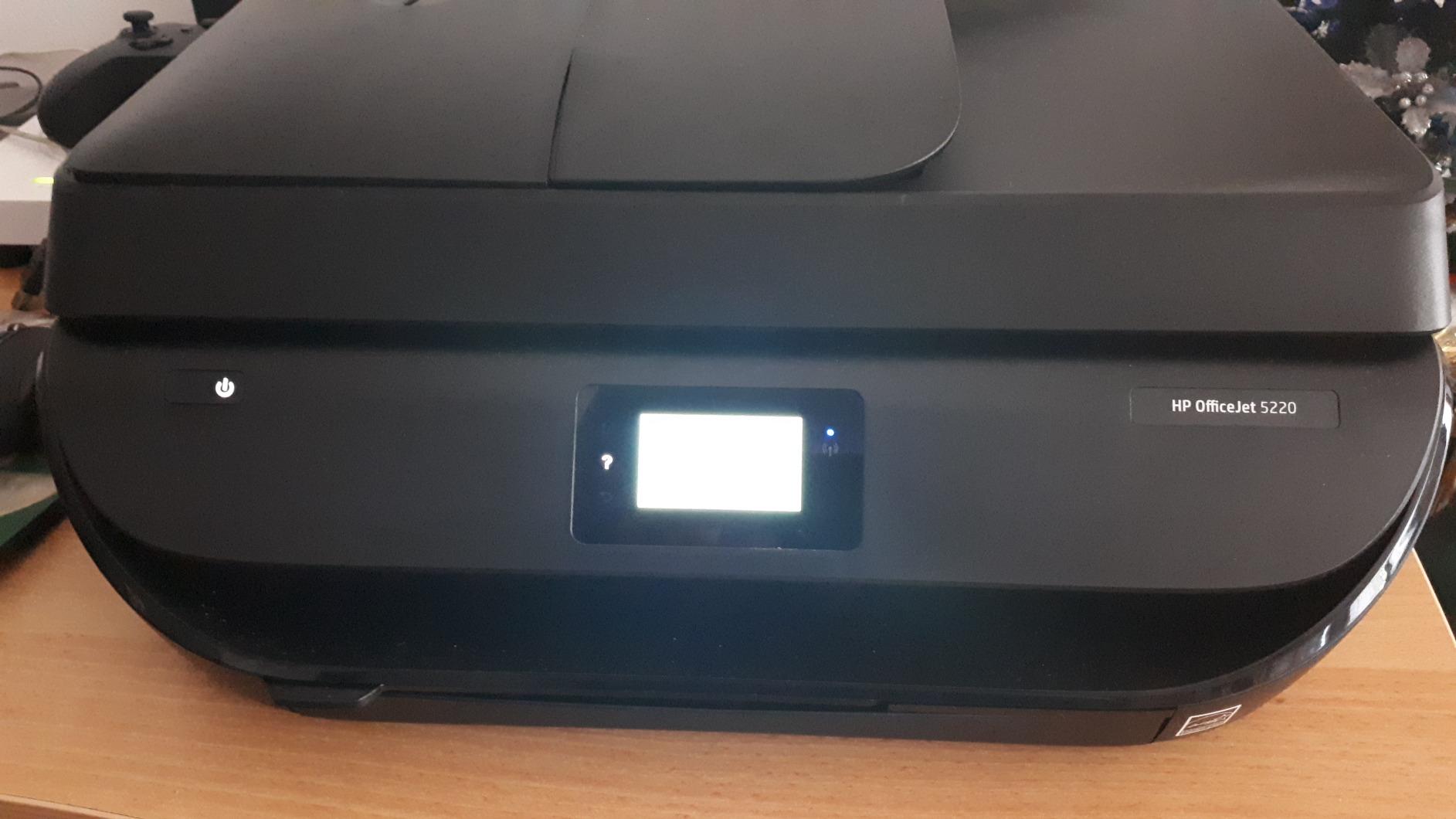 HP OfficeJet 5220, Stampante Multifunzione a Getto di Inchiostro ...