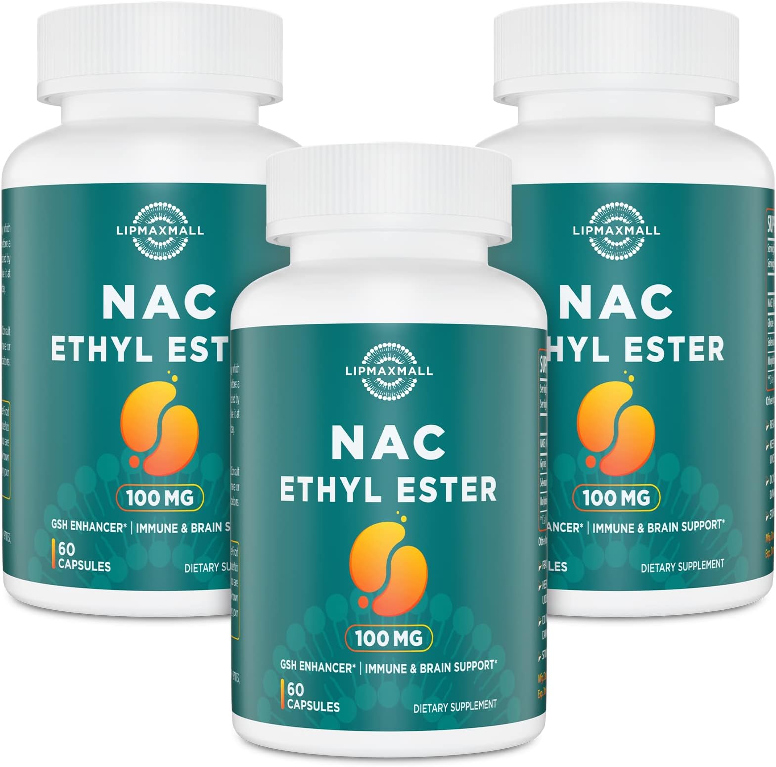 Amazon.com: N-Acetyl Cysteine Ethyl Ester 100mg - More Bioavailability ...