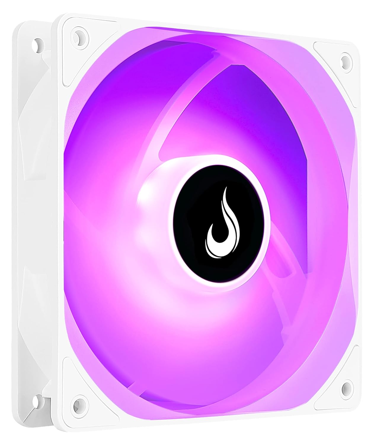 Amazon.com: Computer Case Cooler Fan - Rise Mode - 120mm - RGB - White ...