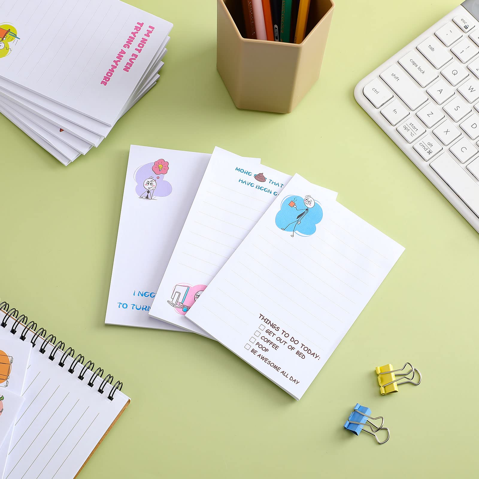 360 Sheets Funny Novelty Sticky Notes Sarcastic Note Pads to Do List ...