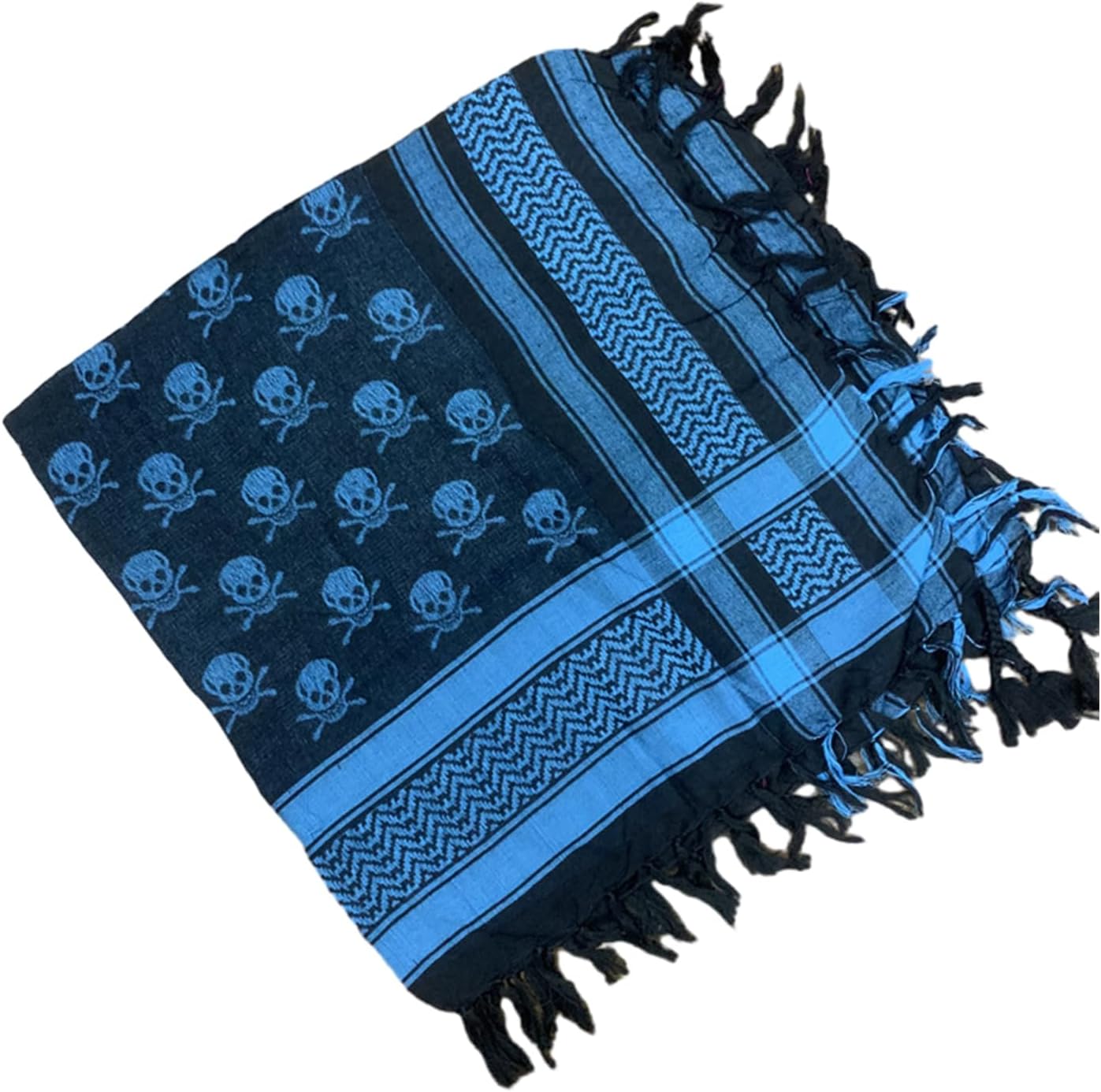 Peiiwdc Skull Pattern Large Shemagh Scarf Arabian Desert Scarves For ...