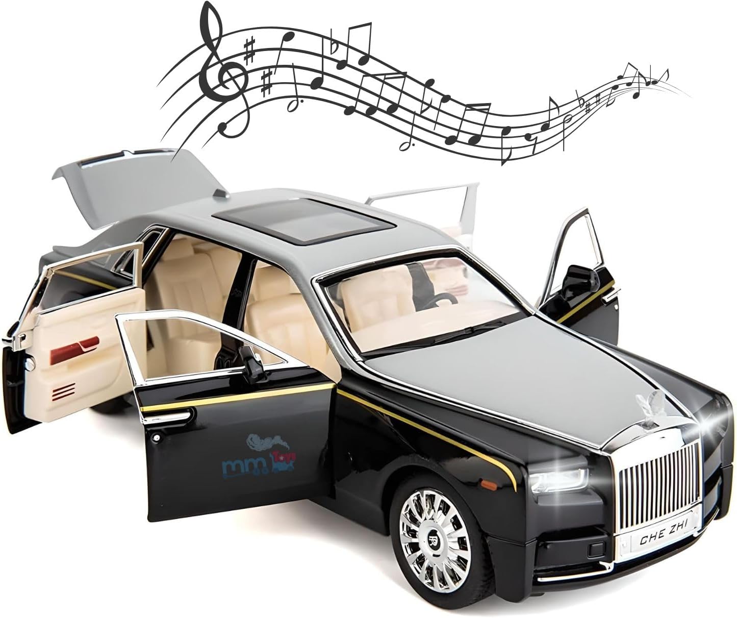 MM TOYS Phantom-Inspired 1:32 Diecast Model | Zinc Alloy Pull Back Toy ...