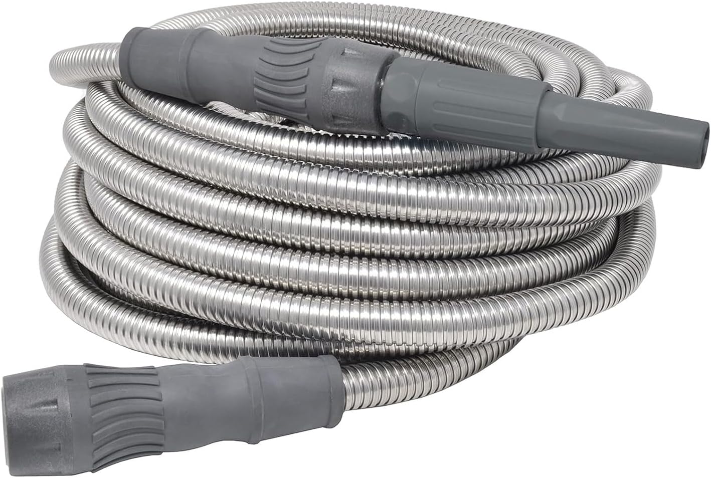 Amazon.com : Bernini XL Metal Outdoor Garden Hose 50 Ft 3/4" Super ...