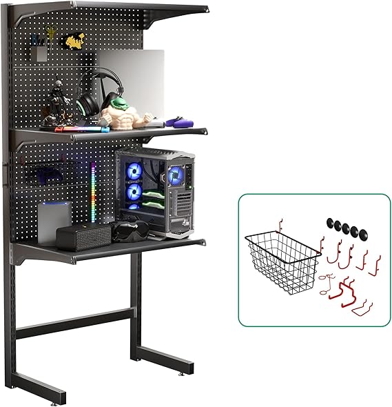 Amazon.com: JWX DDB Gaming Standing Shelf Units, 30‘’ Free Standing ...