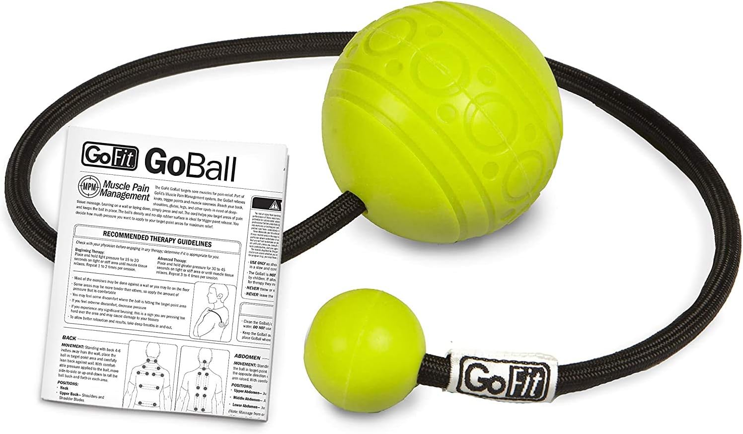 GoFit GoBall Pain Relief Massager - Trigger Point Release : Amazon.es ...