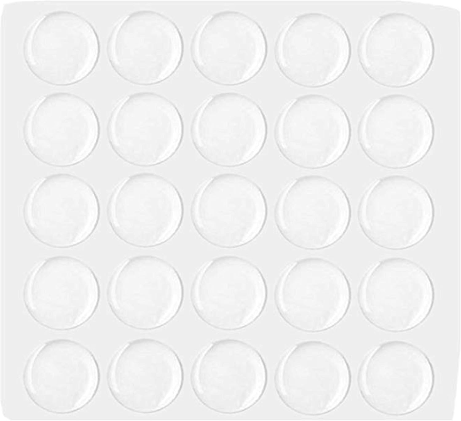 Amazon.com: 100pcs Round Transparent Clear Epoxy Adhesive Circles ...