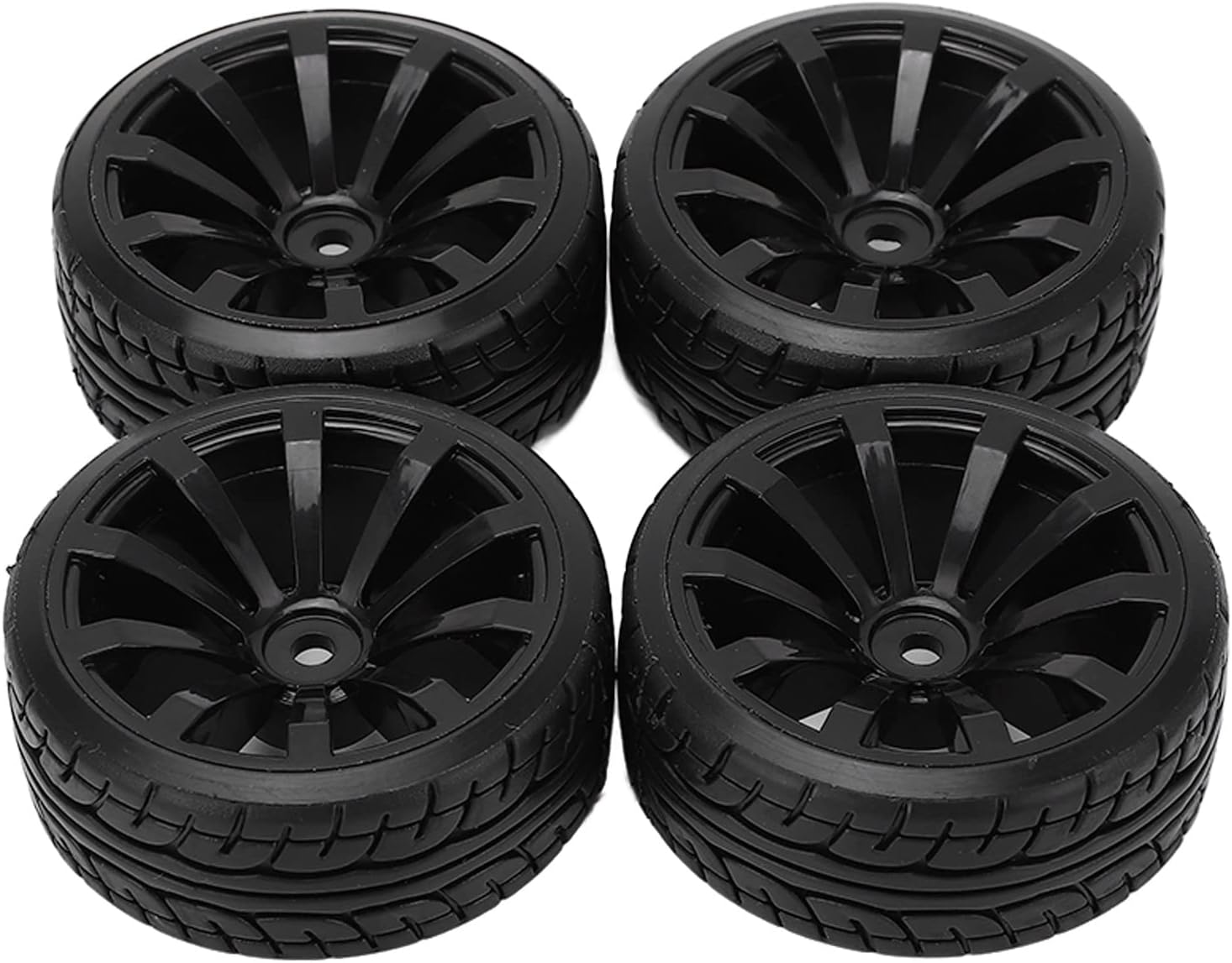 Amazon.com: 4PCS 1/10 Drift Car Tires, Hard Tyre for Tamiya TT02 On ...
