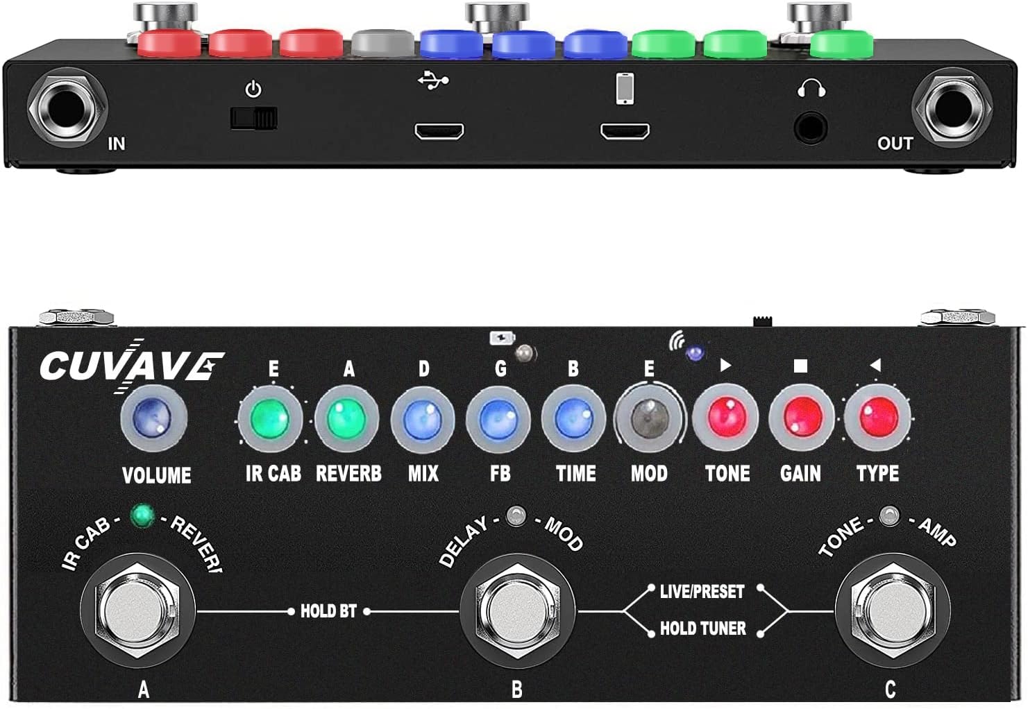 Amazon.com: DigiTech Element XP Guitar Multi Effects Pedal : Musical ...