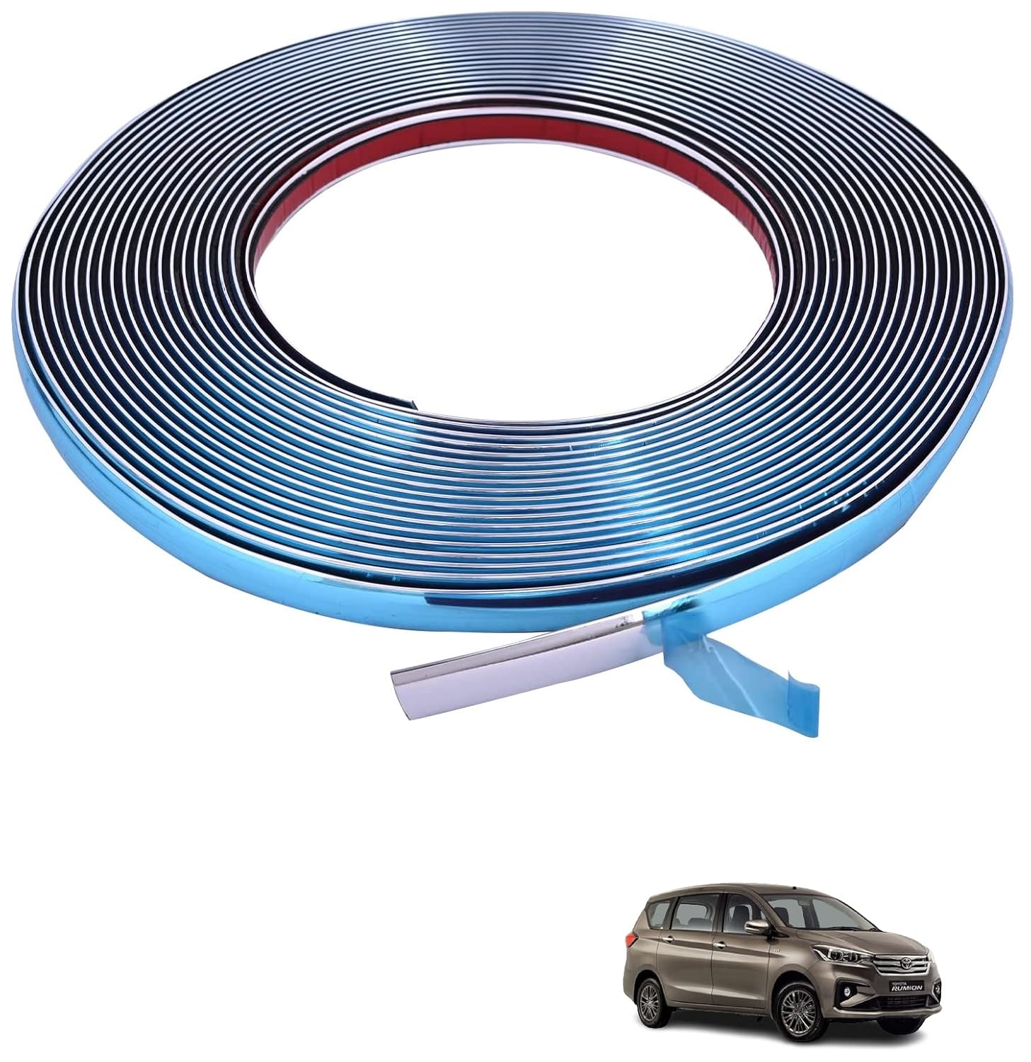 Kozdiko Car Side Window Chrome Beading Roll 14MM 20 Mtr for Toyota ...