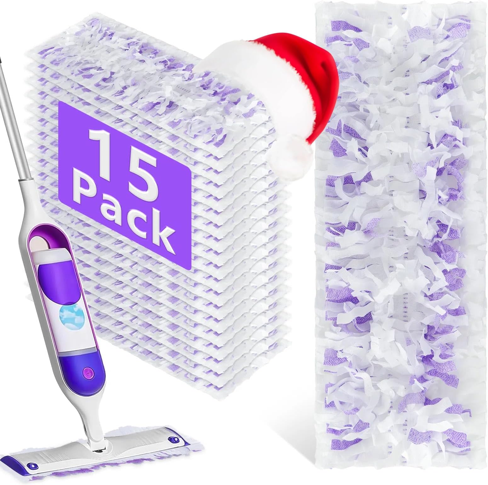 Amazon.com: 15 Pack Power Mop Refills Compatible with Swiffer PowerMop ...