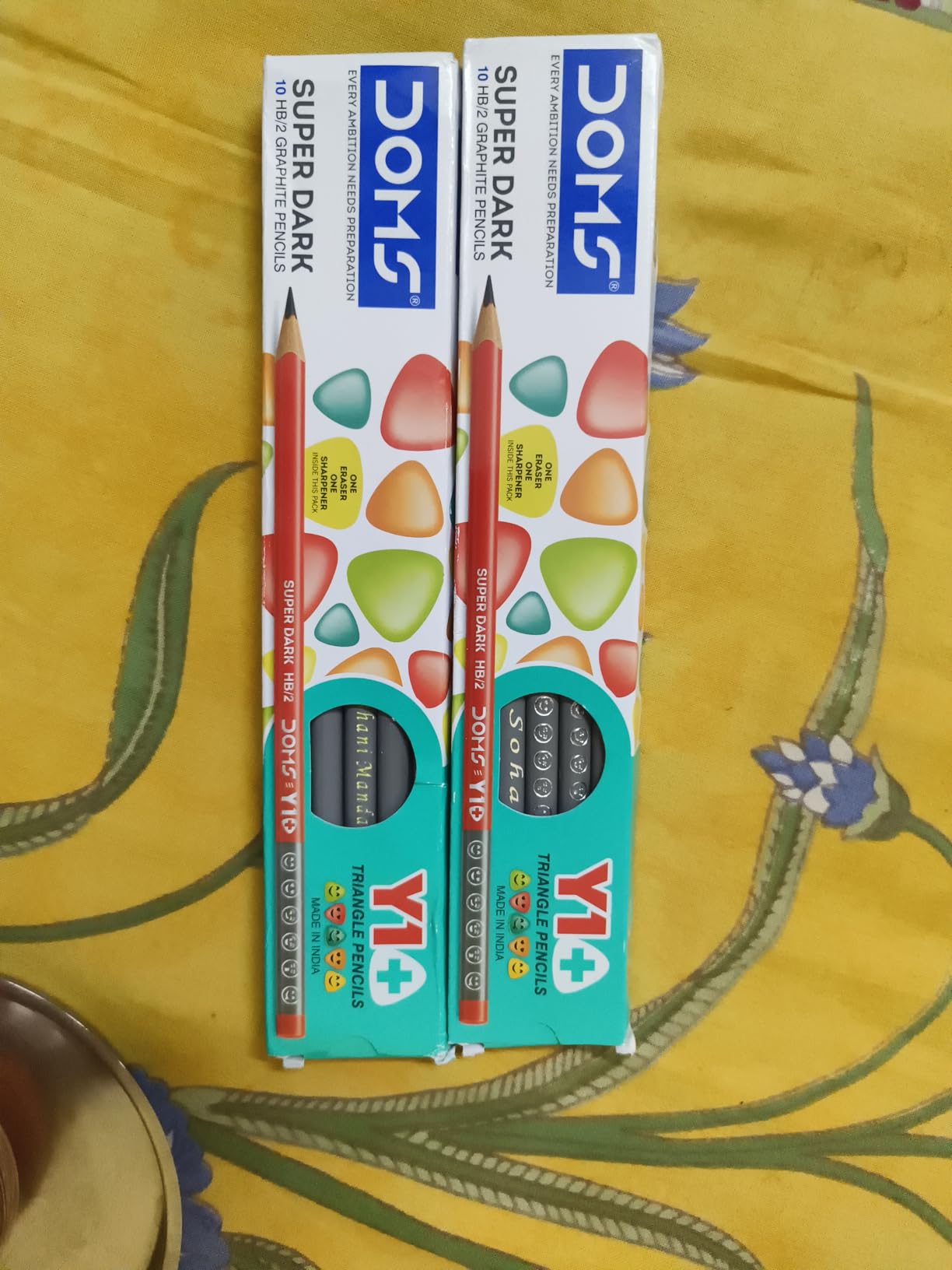 Personalized Name Pencils y1+ Triangle Pencil Box Set Of 20 Pcs ...