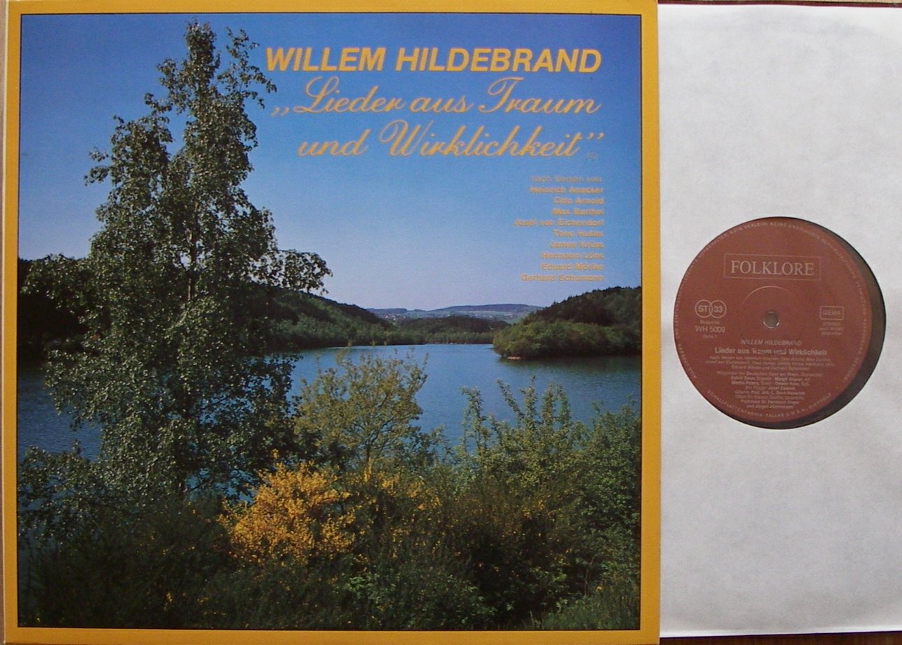 Buy WILLEM HILDEBRAND " Lieder aus Traum und Wirklichkeit" nach Versen ...