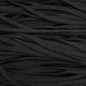 Amazon.com: High Stretch Elastic Flat Earloop Bands 3/16 Inch (5 MM ...