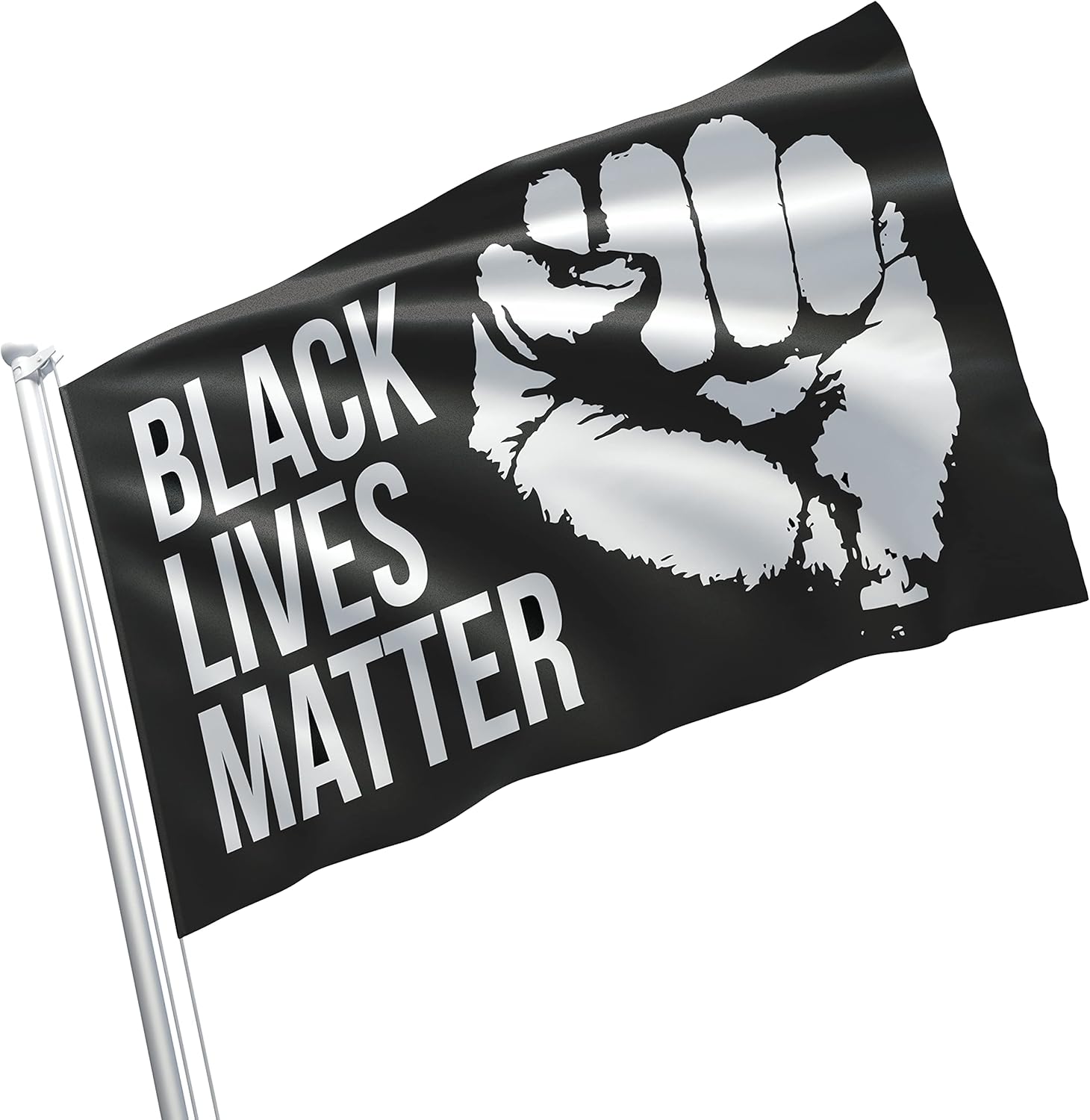 Amazon.com: Black Lives Matter BLM Fist Black Civil Rights Activist ...