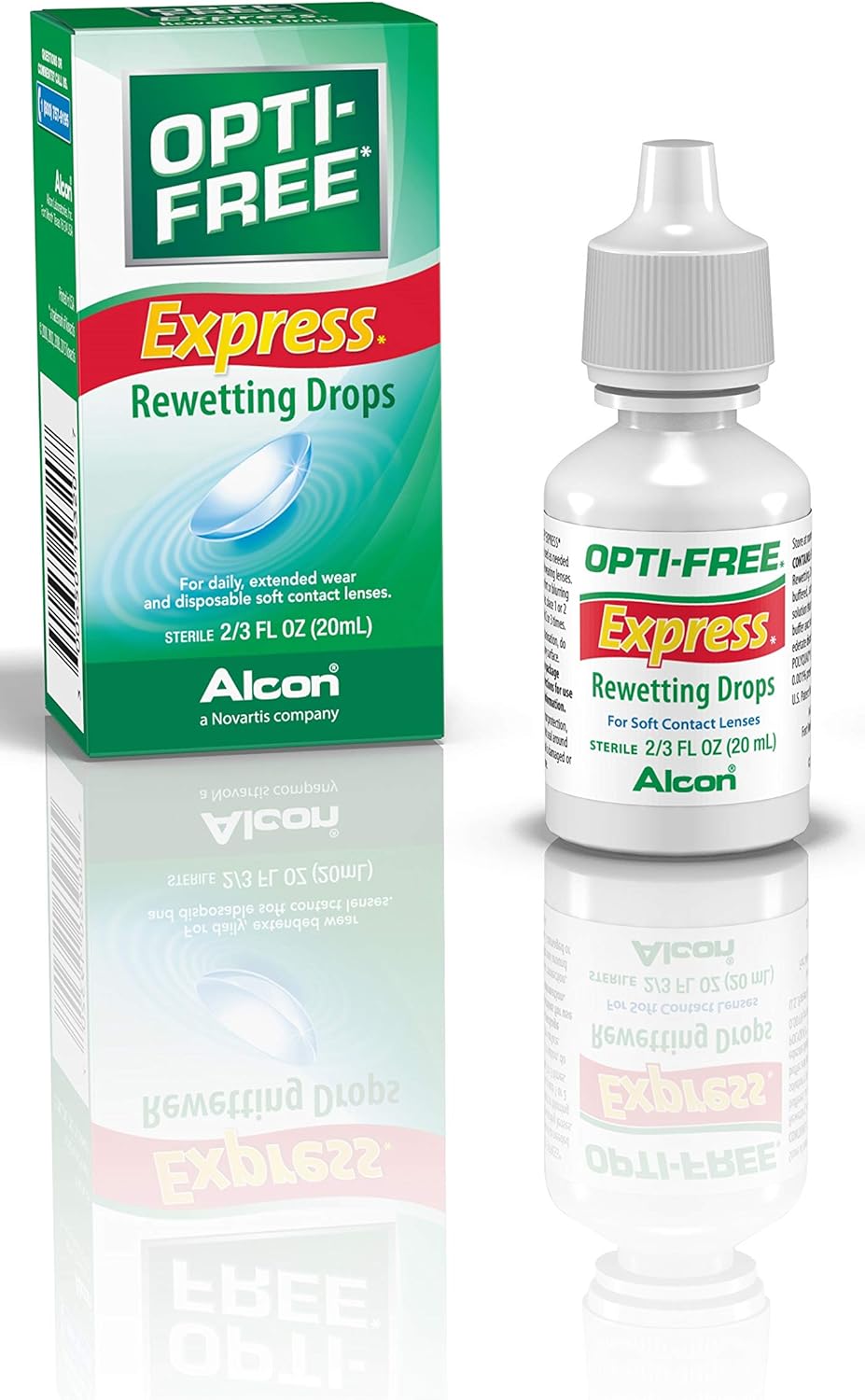 Amazon.com: Opti-Free Express Rewetting Drops, 20-mL, Multi, 0.68 Fl Oz ...