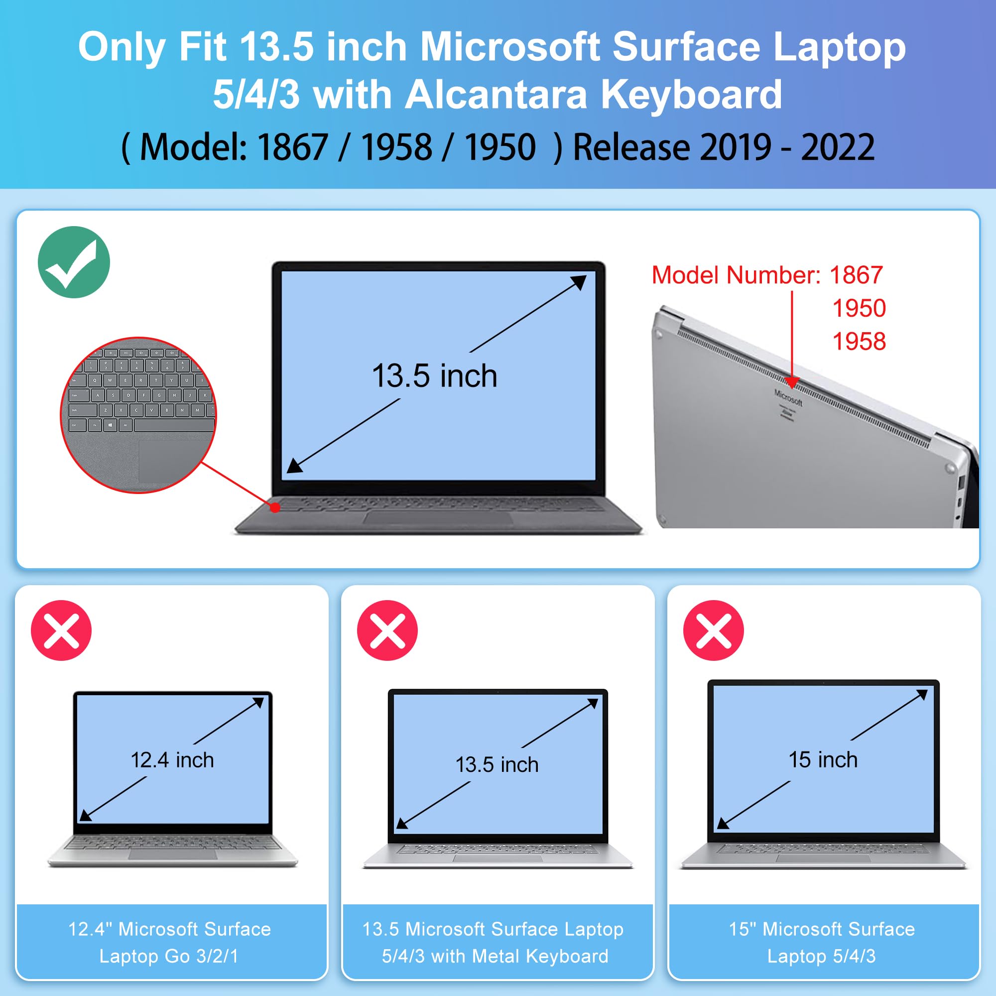 Road Bike Derailleur Lepeoac Hard Shell Case For Microsoft Surface Laptop 5/4/3 13.5-inch - Full ...