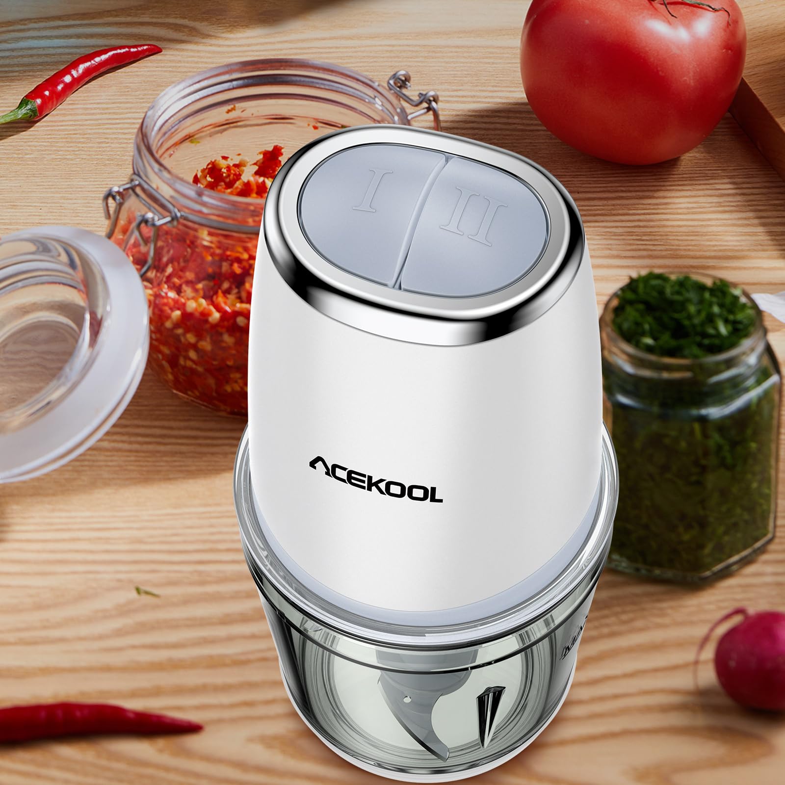 Snapklik.com : Plastic + Glass + Stainless Steel Bm-205 300W Mini ...