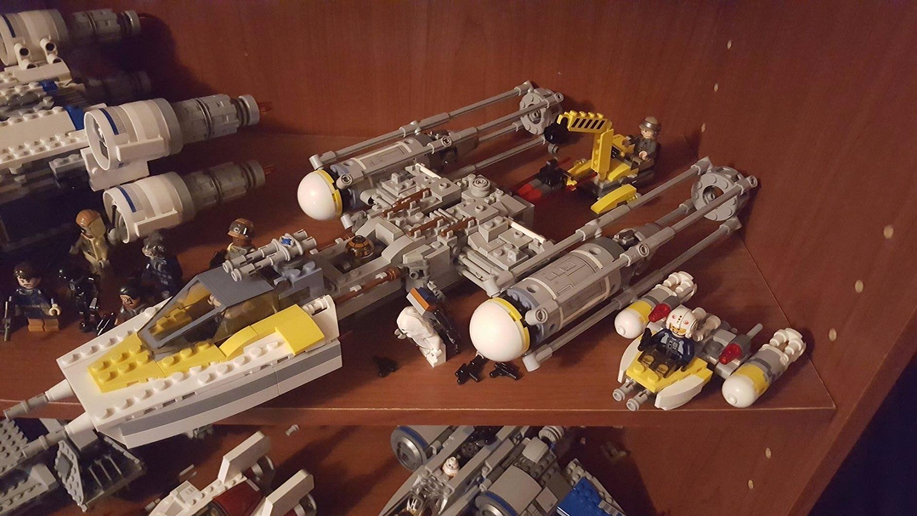 Amazon.com: LEGO Star Wars Y-Wing Microfighter 75162 Building Kit, for ...