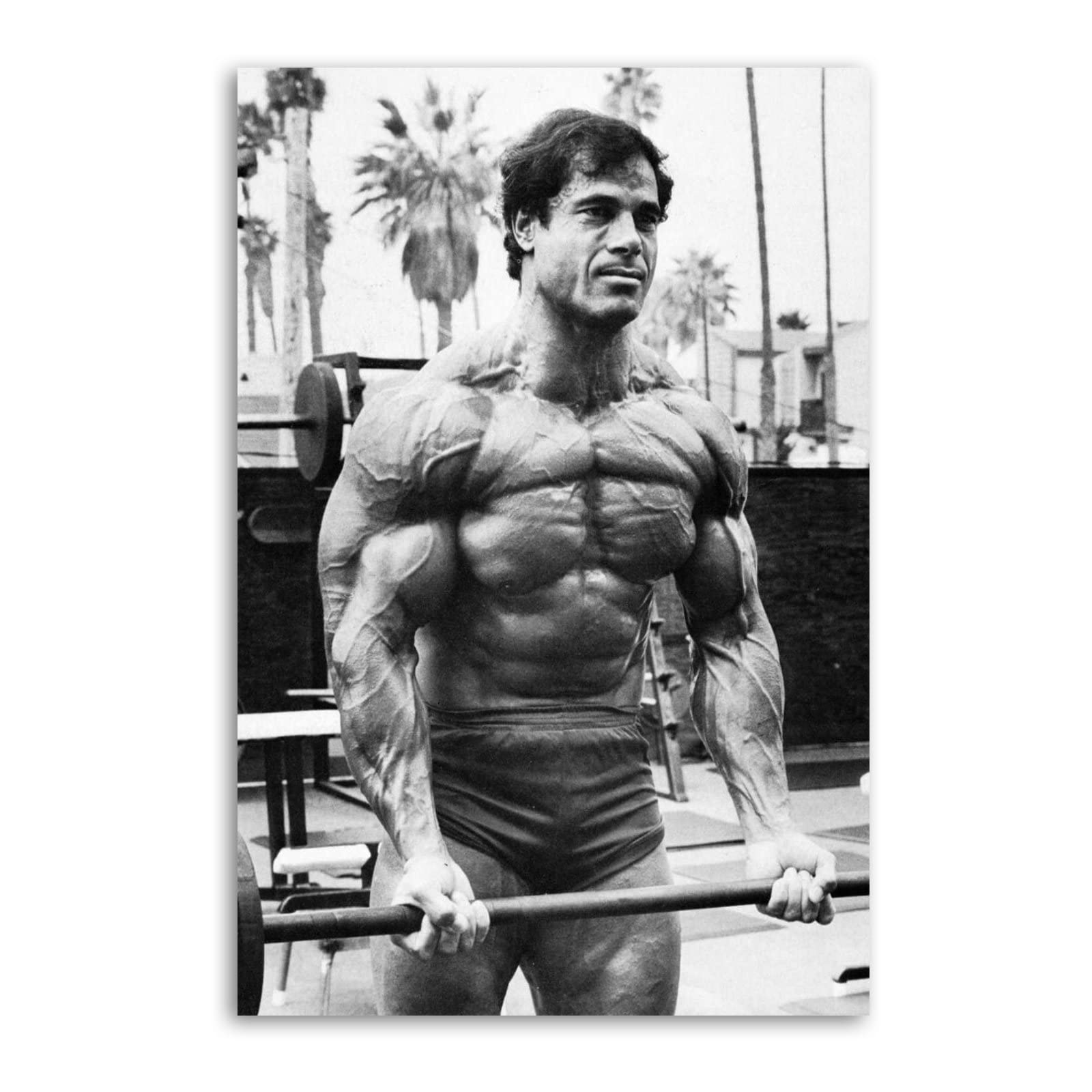 Amazon.com: Franco Columbu Bodybuilding Poster Muscle Man Workout ...