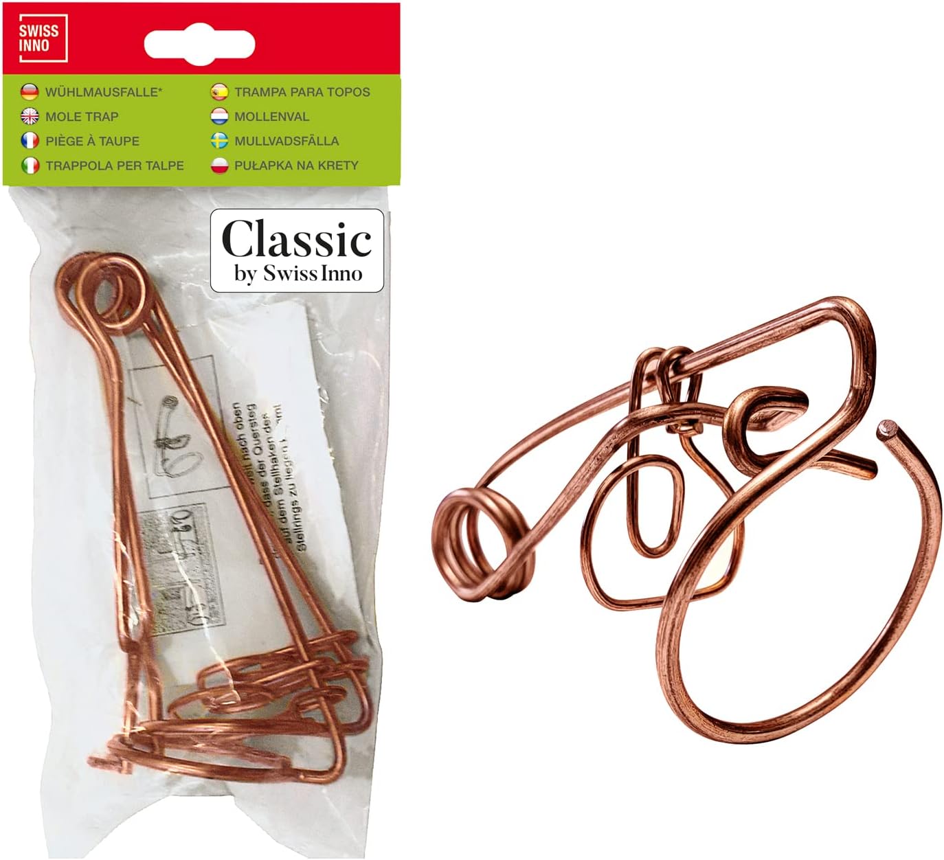 SWISSINNO Mole and Vole Copper Trap - our ideal and most effective ...