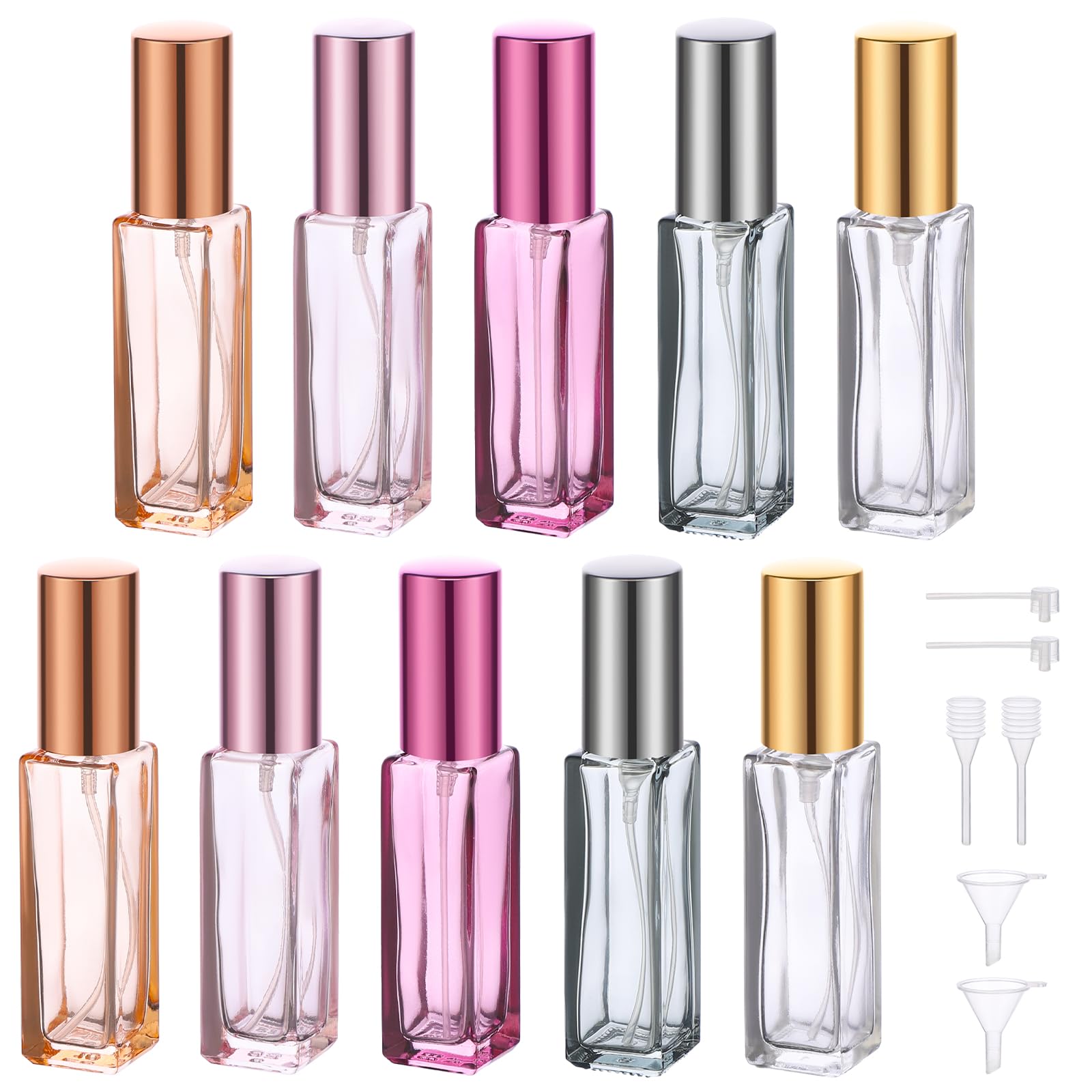 Amazon.com: Segbeauty 10ml Mini Perfume Atomizer, 10 Pack Refillable ...