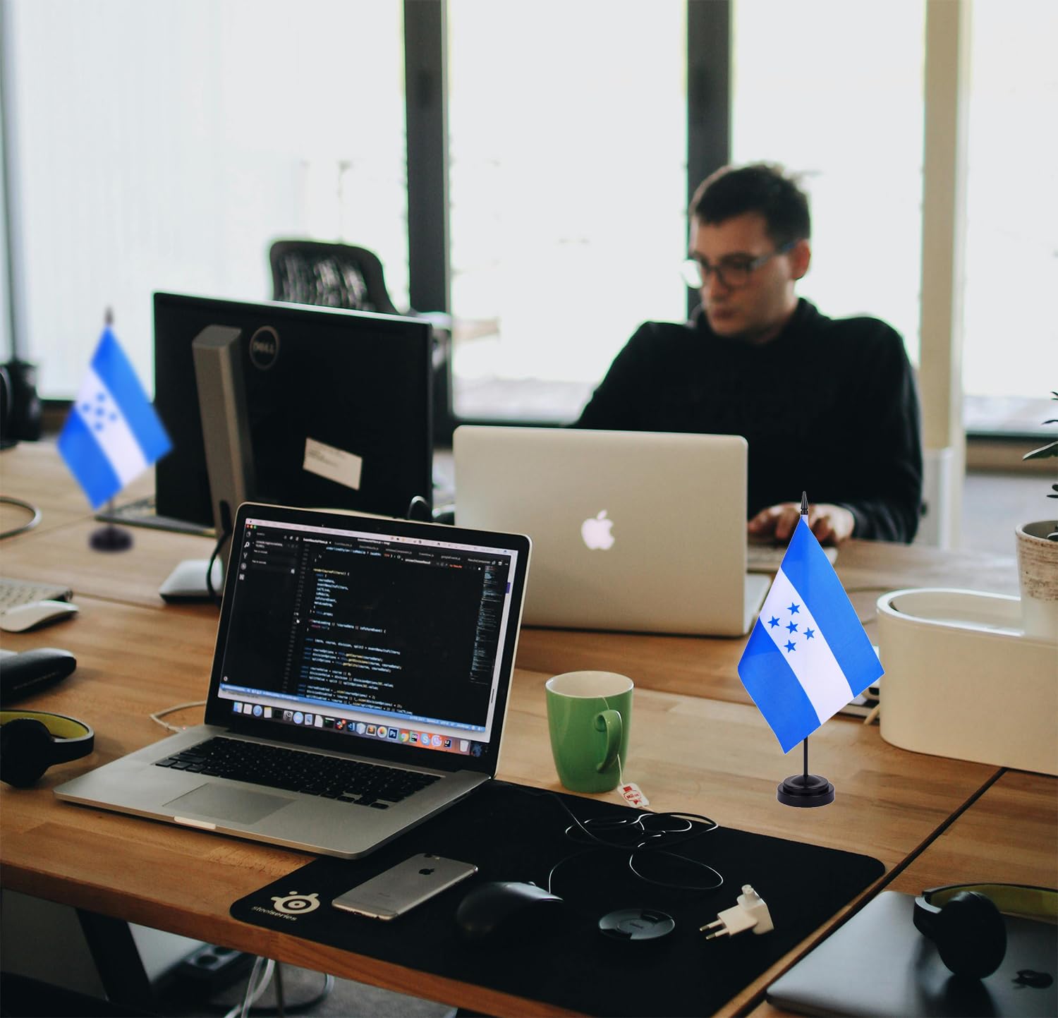 Snapklik.com : ZXvZYT Honduras Flag Banner Honduras Desk Flag Set Small ...