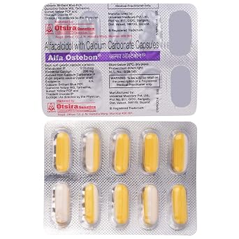 Alfa Ostebon - Strip of 10 Capsules : Amazon.in: Health & Personal Care