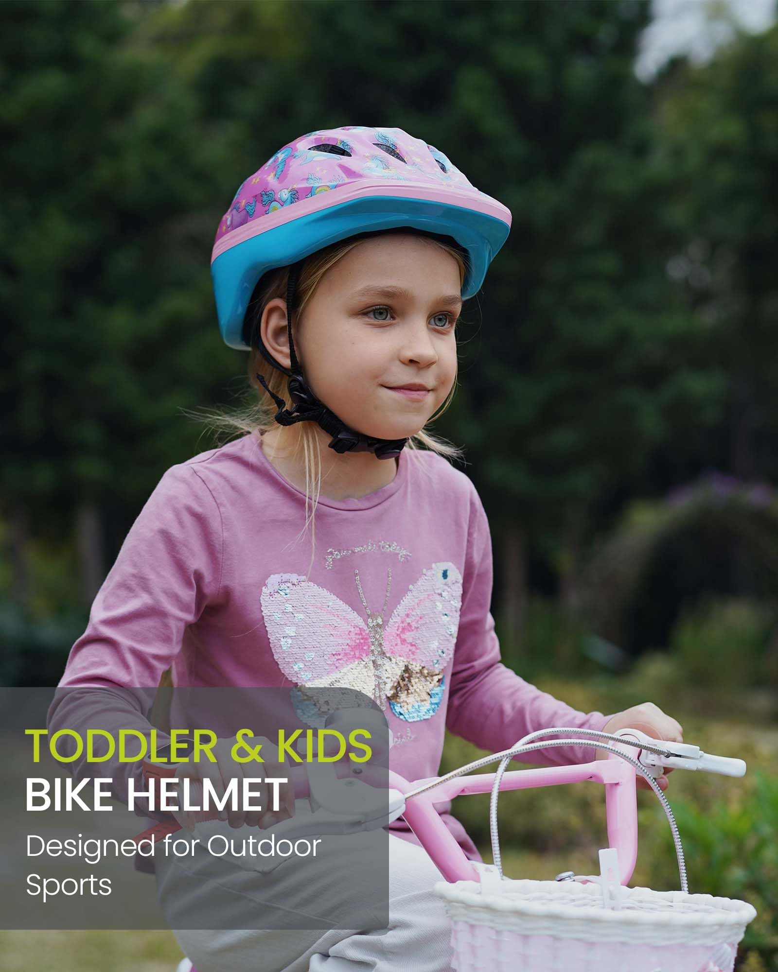 Snapklik.com : OutdoorMaster Toddler Kids Bike Helmet - Multi-Sport 2 ...