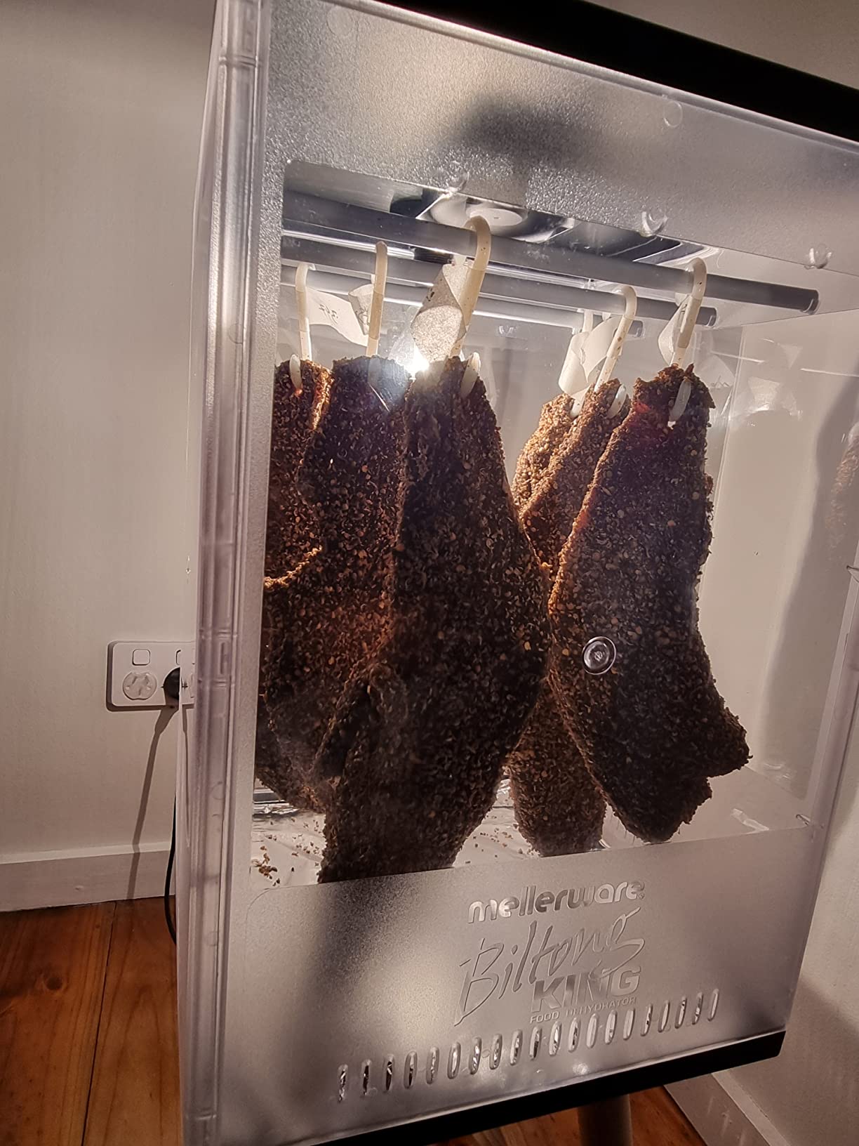 Mellerware Biltong King Biltong Maker - Food Dehydrator - Clear ...