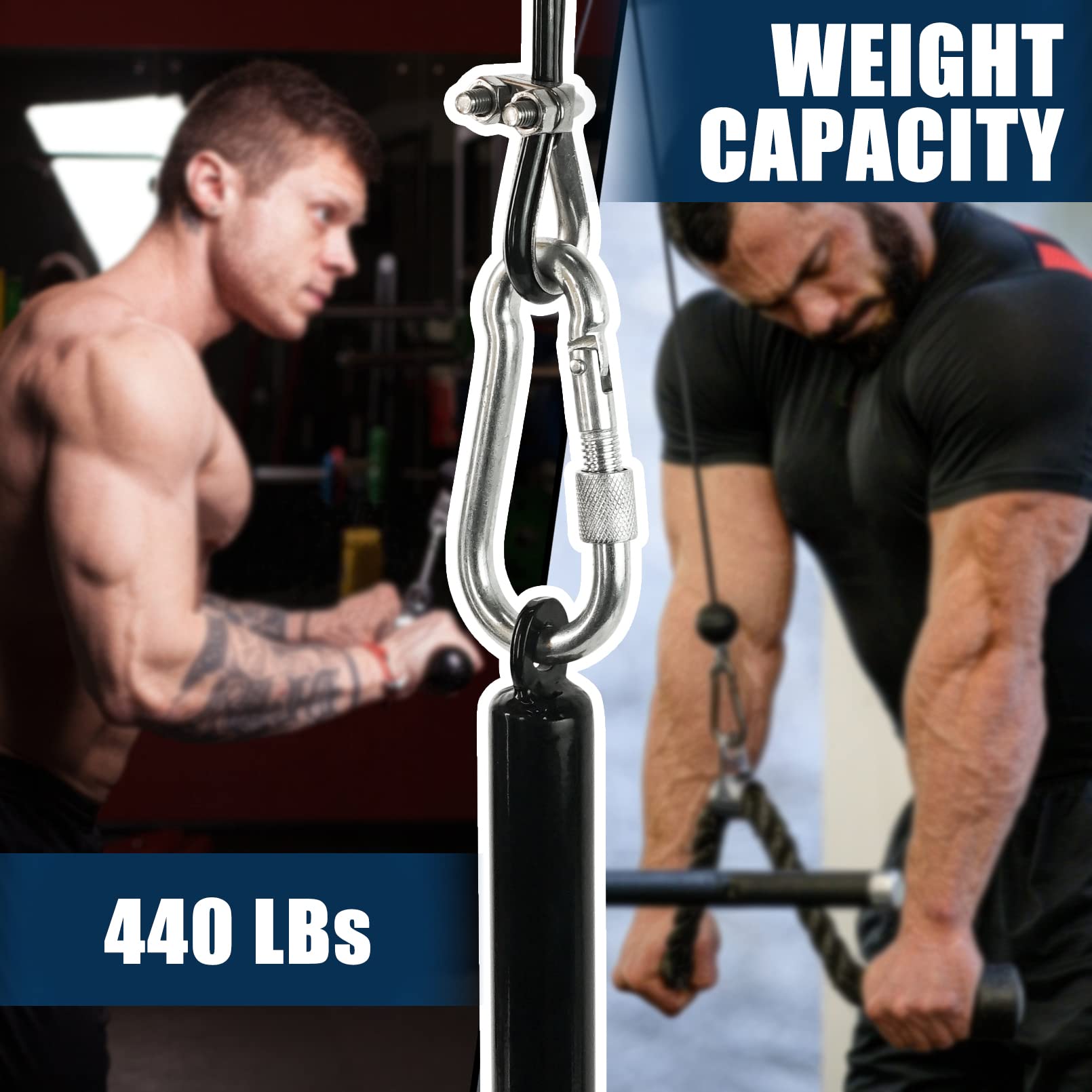 Cable Pull Down PRCTZ Weight Pulley Cable Home Gym System Cables Gym