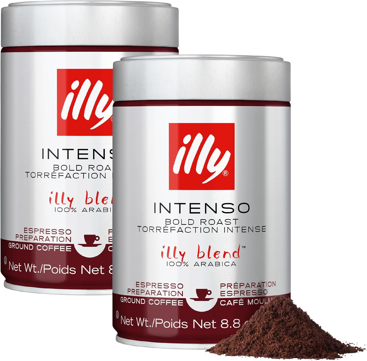 illy Intenso Bold Roast Ground Coffee, 250g (Pack of 2) : Amazon.co.uk ...