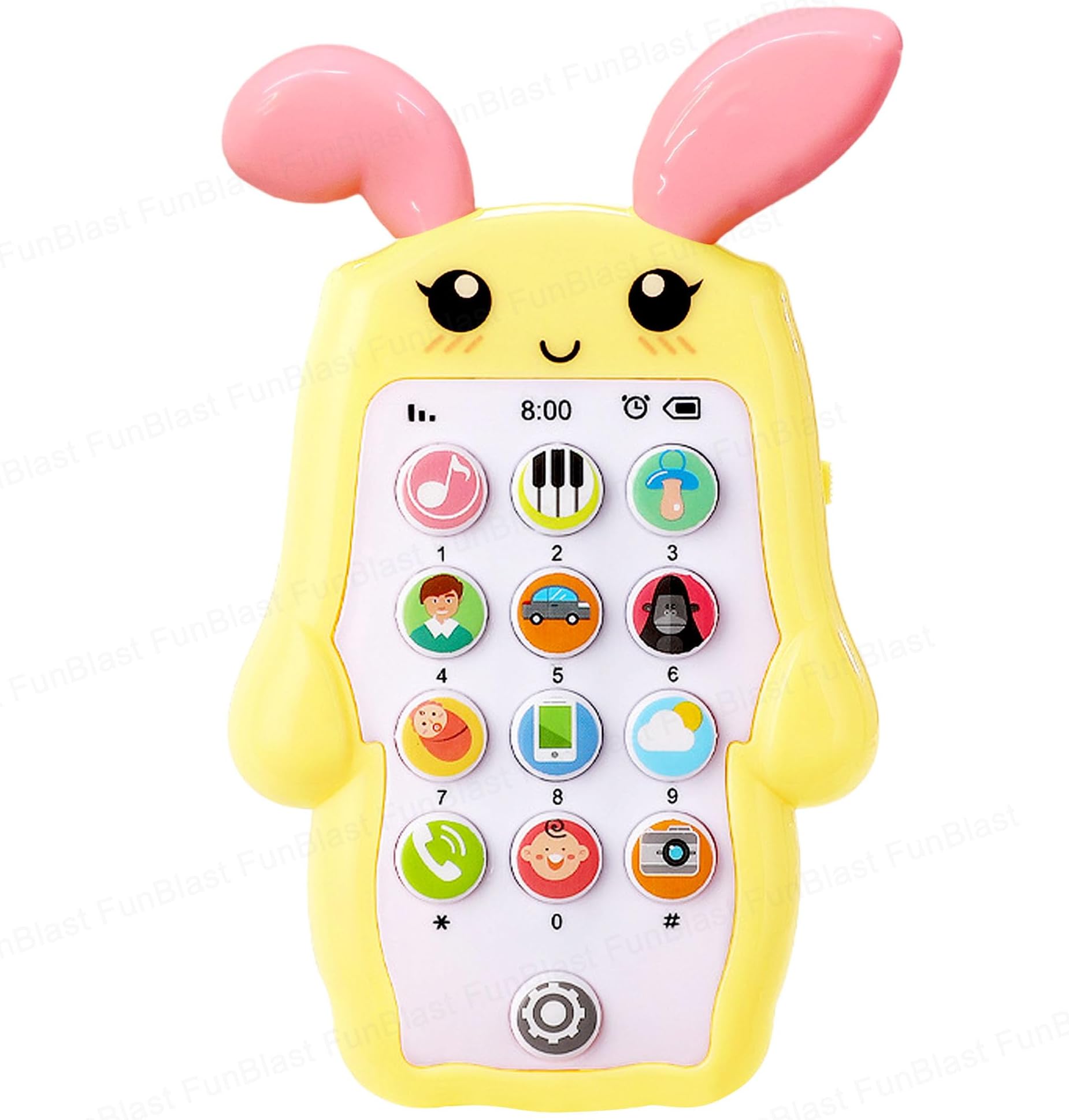 Buy FunBlast Musical Phone for Kids – Cute Cartoon Mobile Phone, Toy ...