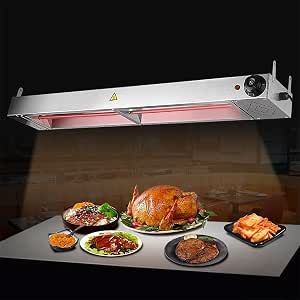 Commercial Food Heat Lamp, Temperature Adjustable Restaurant Hanging ...