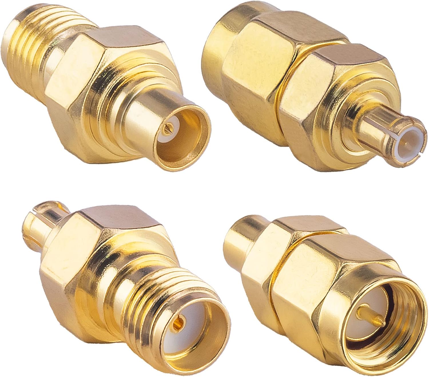 Amazon.com: SMA to MCX Adapter Kits 4 Type Coaxial Adapter Male to Female for DAB Antenna WIFI ...