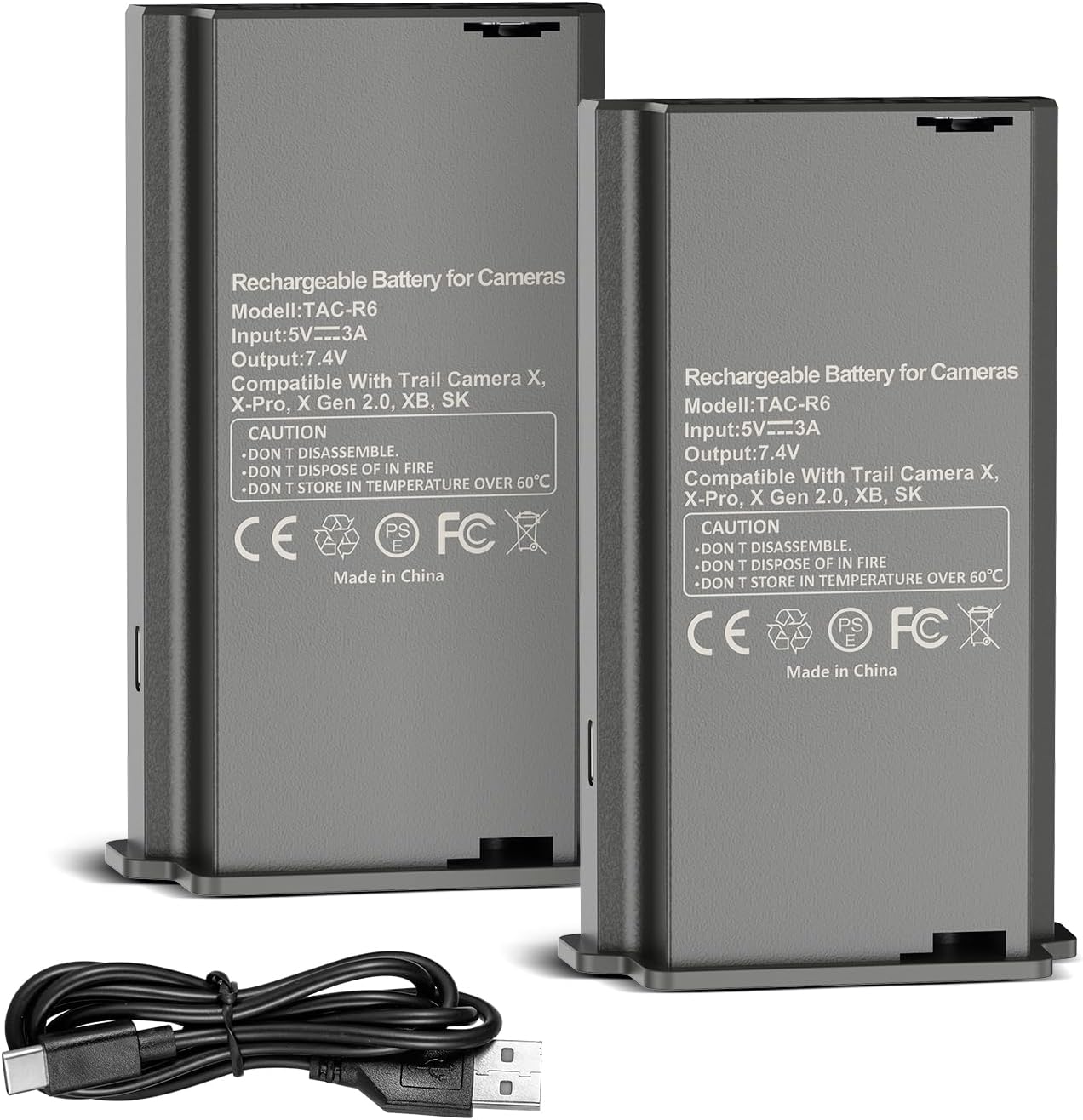 Amazon.com: soumodine Reveal Hunting Trail Camera Battery Pack ...