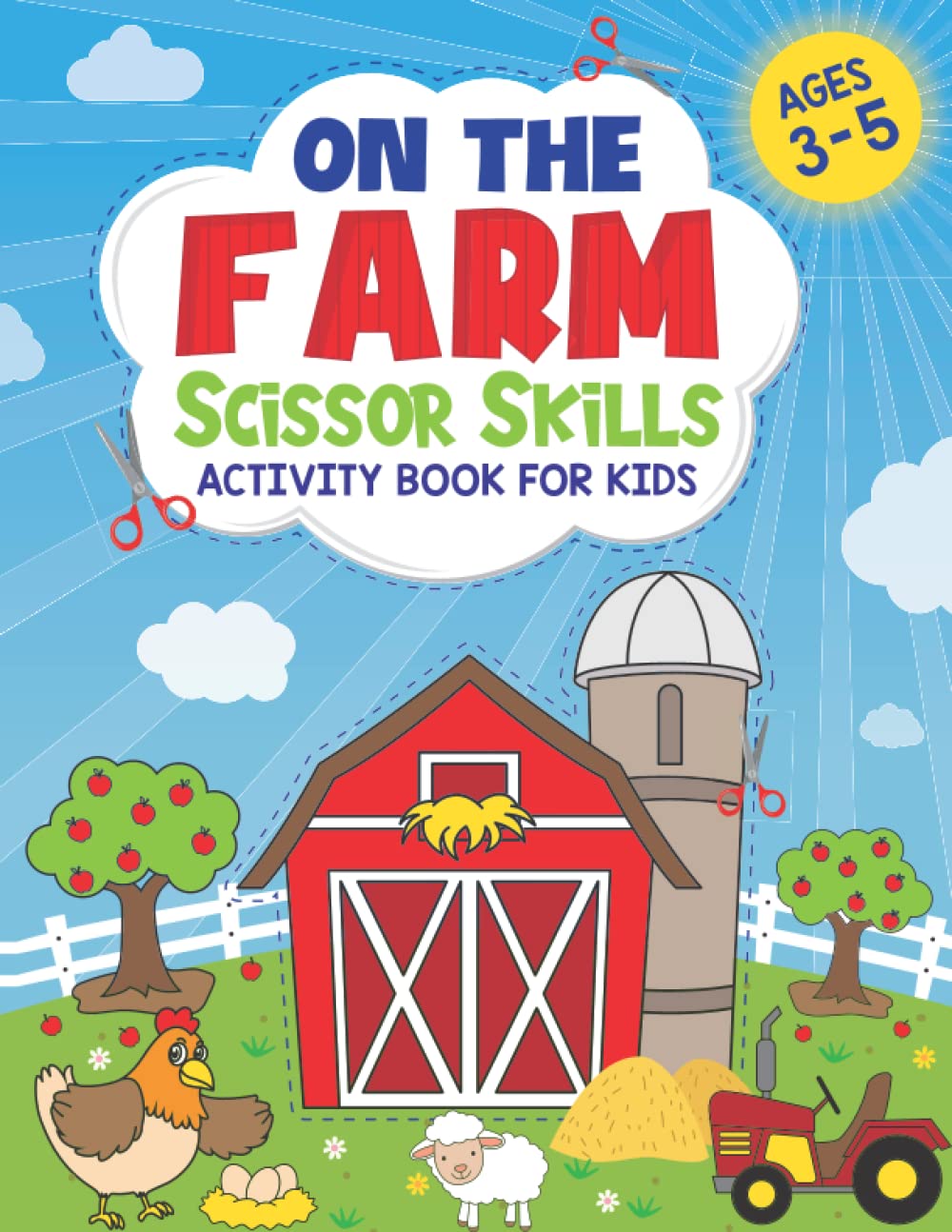 Buy Farm Scissors Skills Activity Book for Toddlers and Kids with ...
