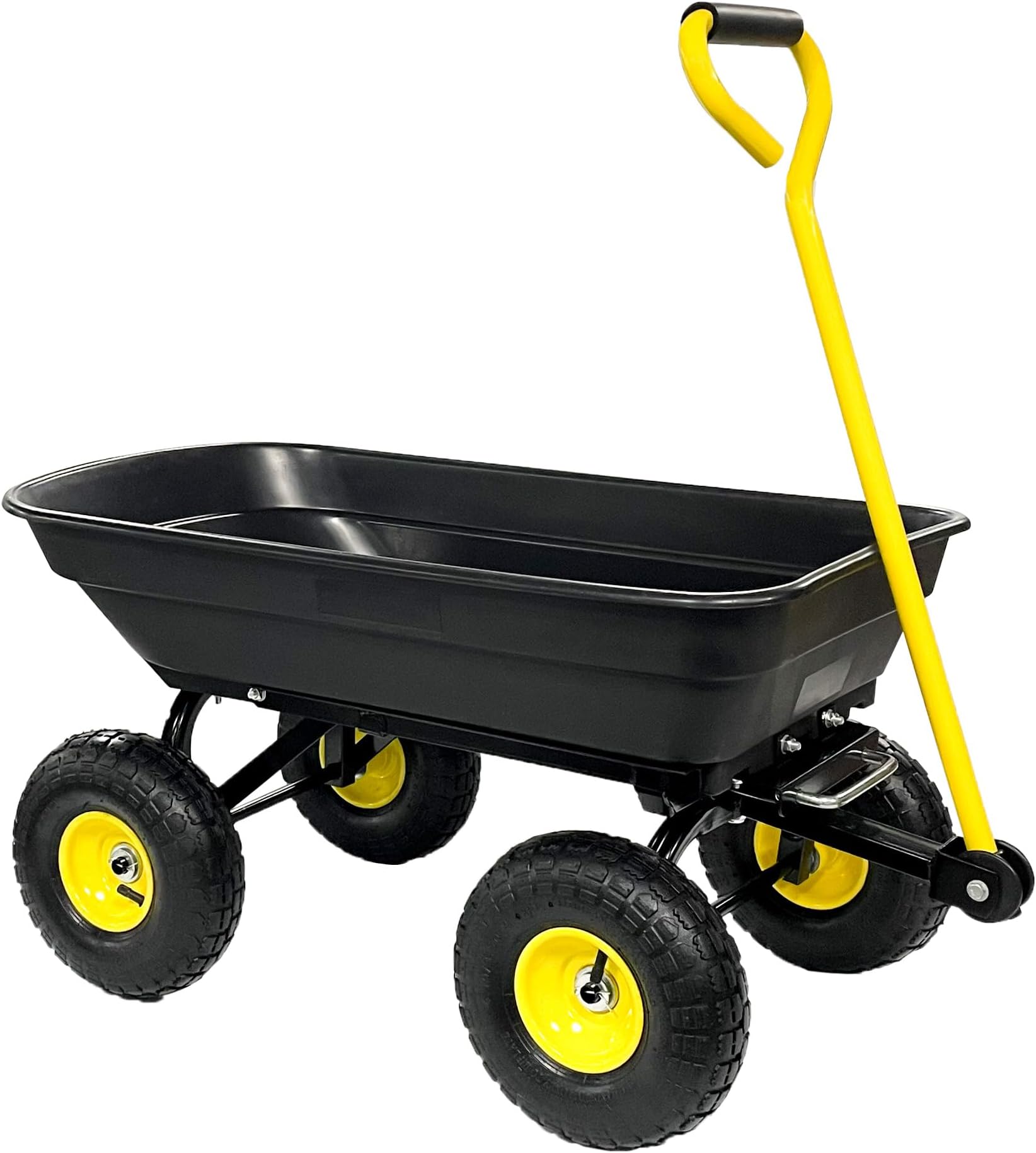 Amazon.com: Garden Dump Cart, 800 lbs Heavy Duty Garden Wagon with 10 ...