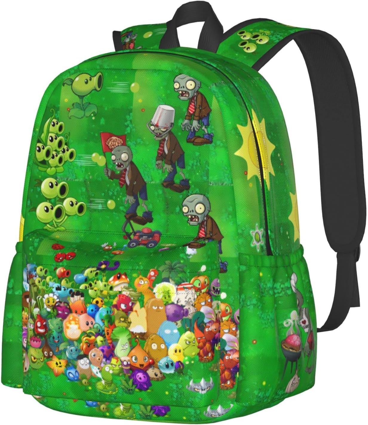 Amazon.com: lyneeo Green Plants Backpack Lightweight Durable Zombies ...
