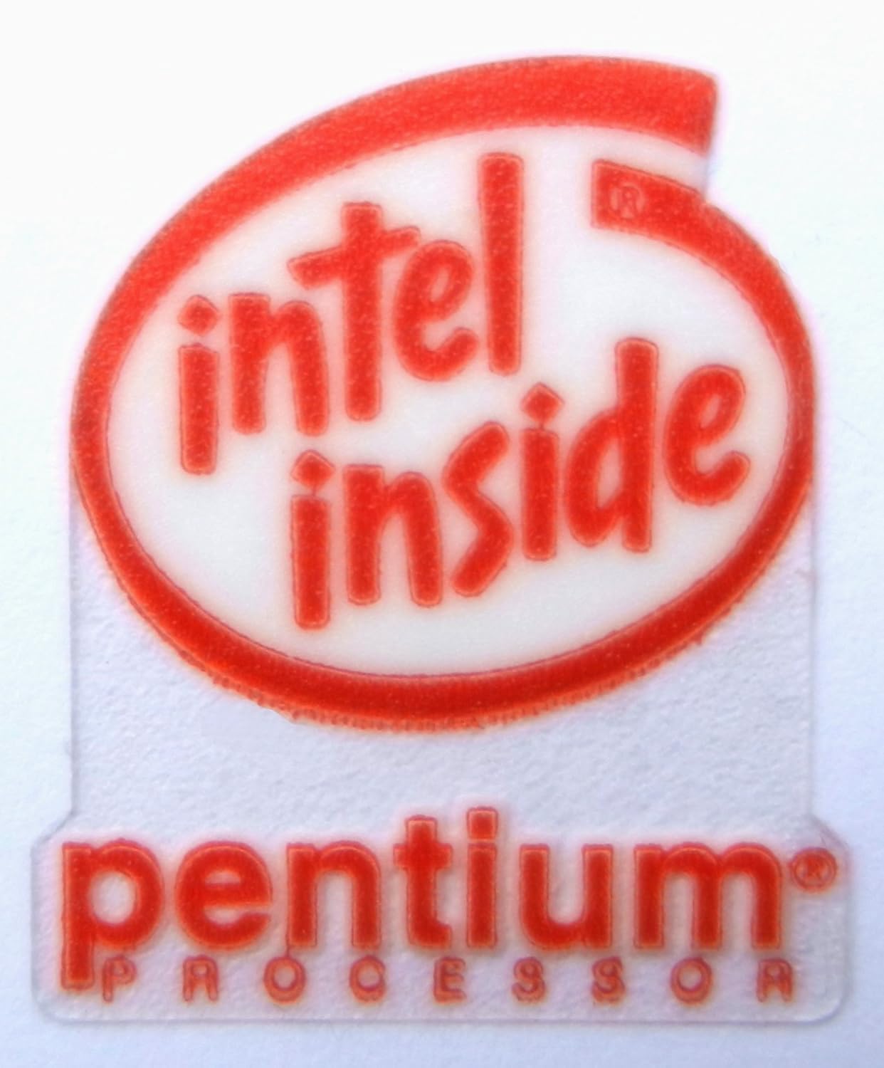 Intel Original Pentium Inside Sticker 18 x 21mm Red [366]
