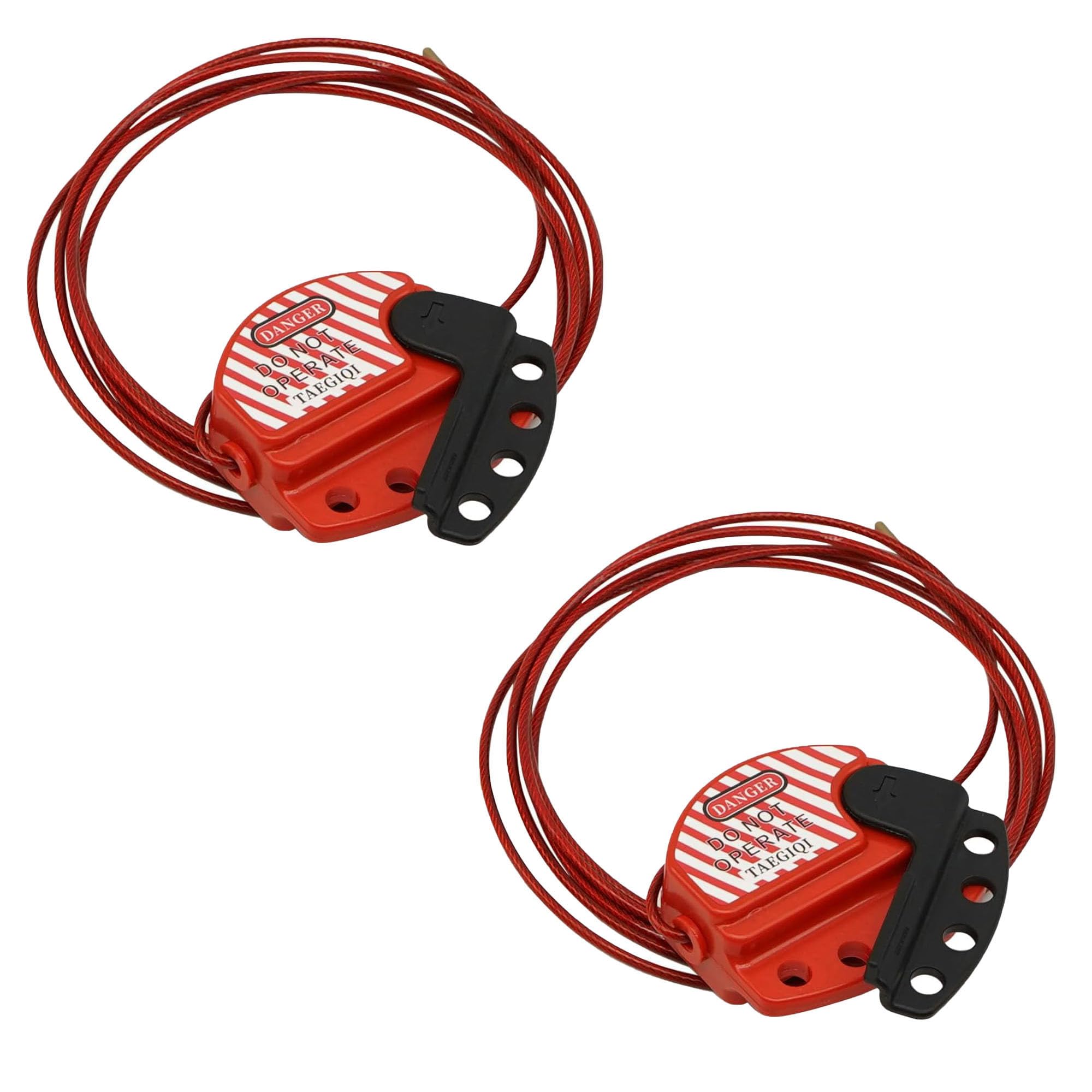 Amazon.com: TAEGIQI 2 Pack Lockout Tagout Cable Lock,7.9ft Adjustable ...