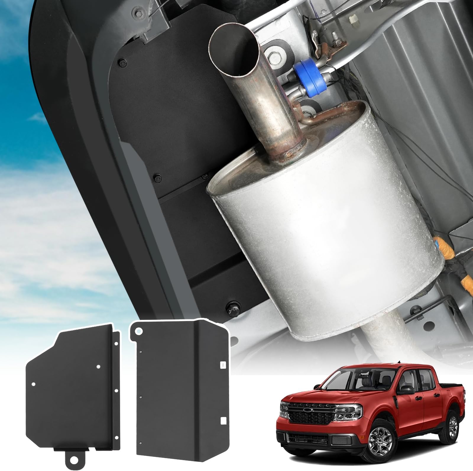 Amazon.com: Mabett Underbody Cavity Shield Cover for Ford Maverick 2022 ...