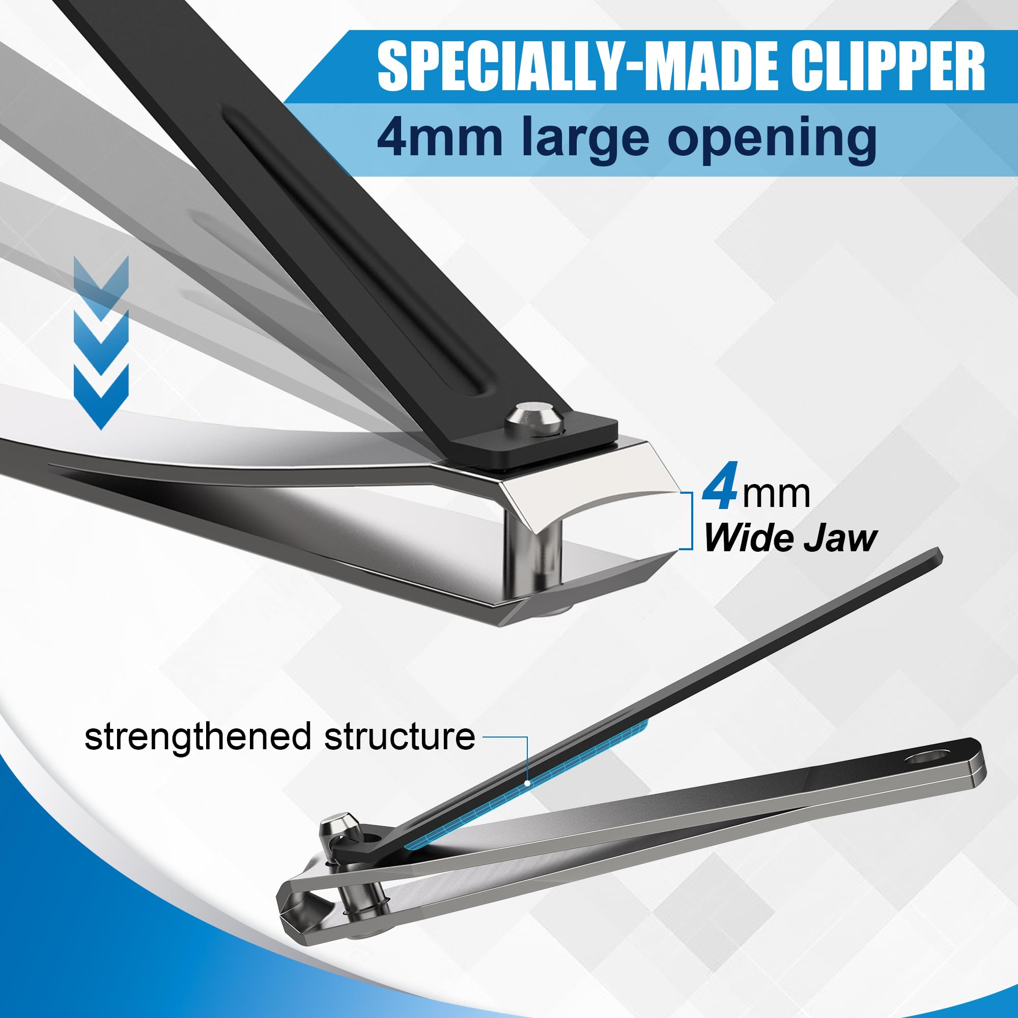 Snapklik.com : Long Handled Toenail Clippers Wide Jaw Opening, Free ...