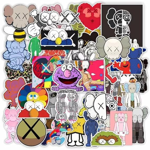 Amazon.com: 65Pcs/Hypebeast Stickers, Cool Stickers, Skate Punk Rock ...
